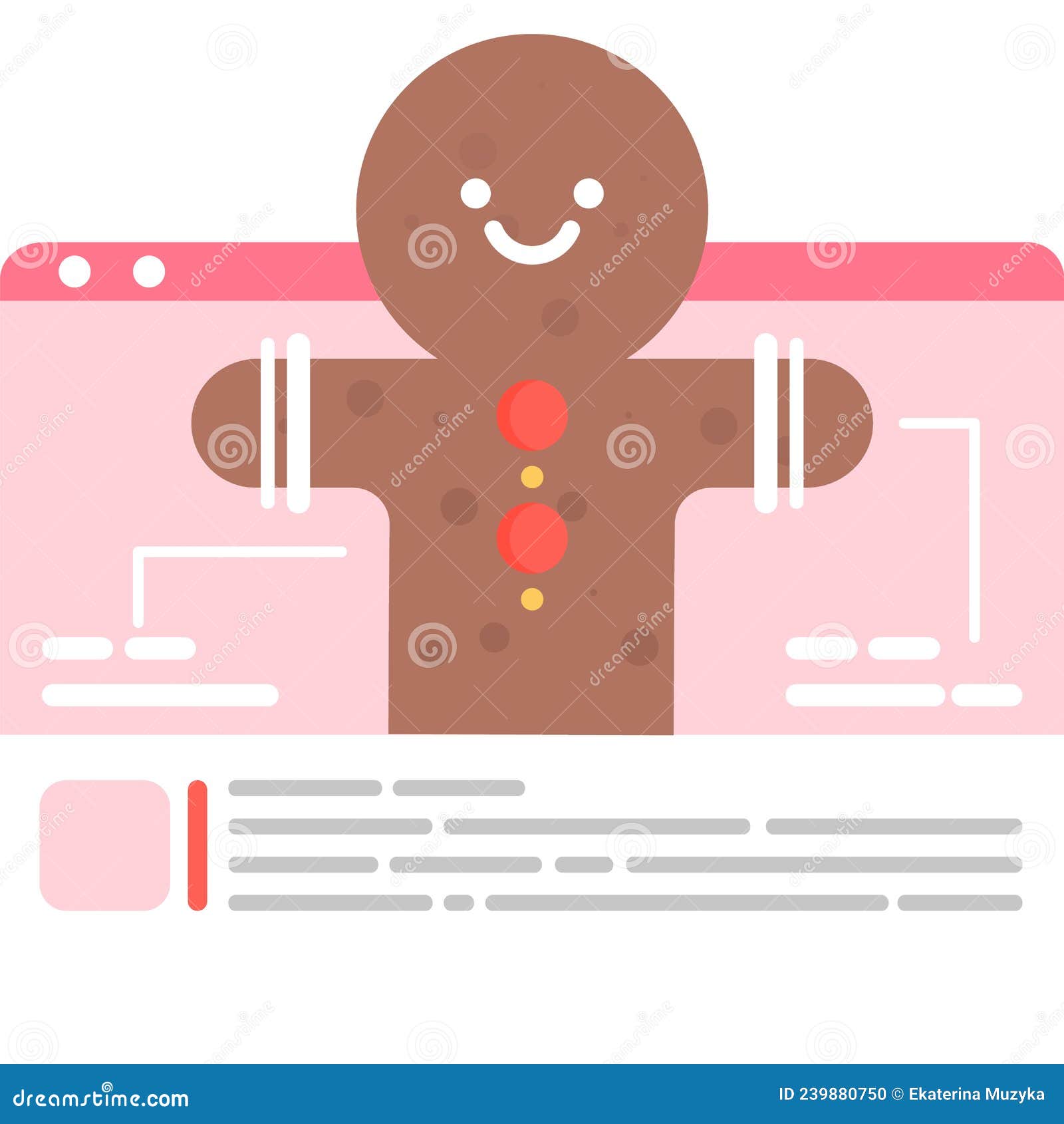 Holidays Recipe Icon Mobile App Flat Vector Stock Vector - Illustration ...