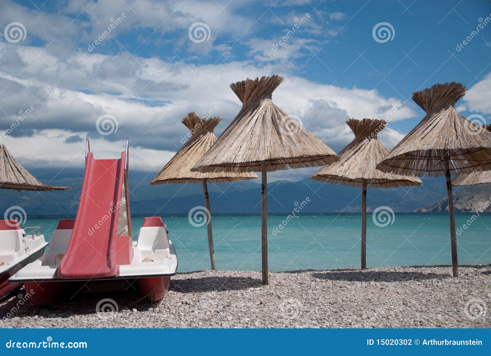 Holidays in the South by the Sea Stock Photo - Image of distance ...