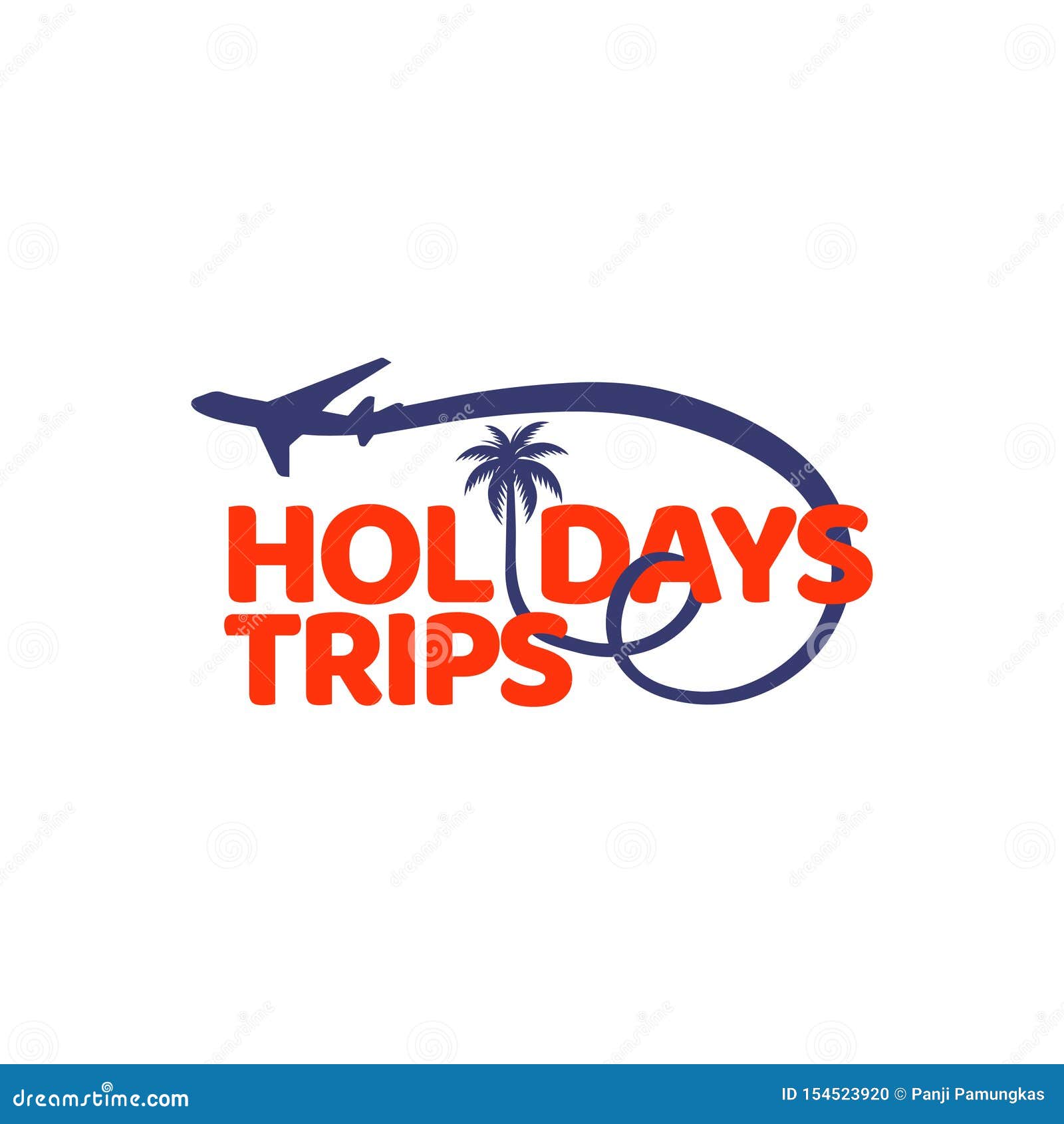 Holidays Trips Logo Design Symbol Stock Illustration - Illustration of ...