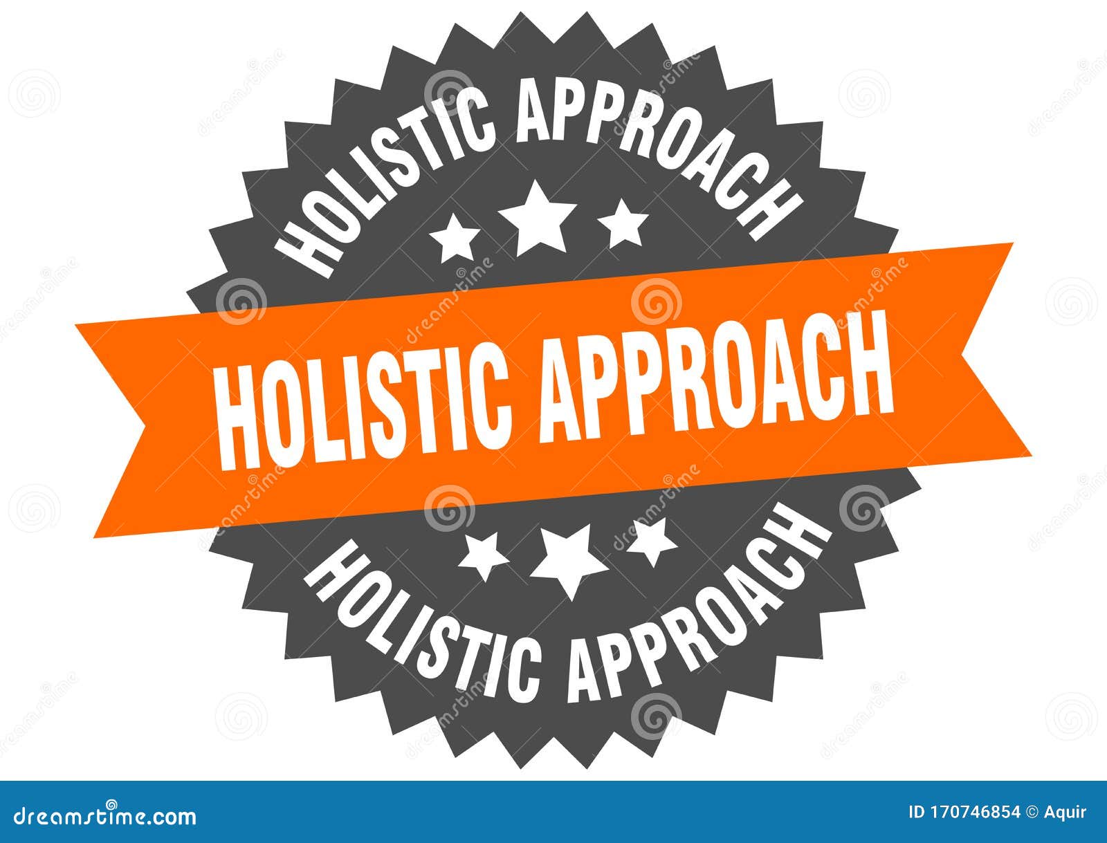 Holistic Approach Sign. Holistic Approach Circular Band Label. Holistic ...