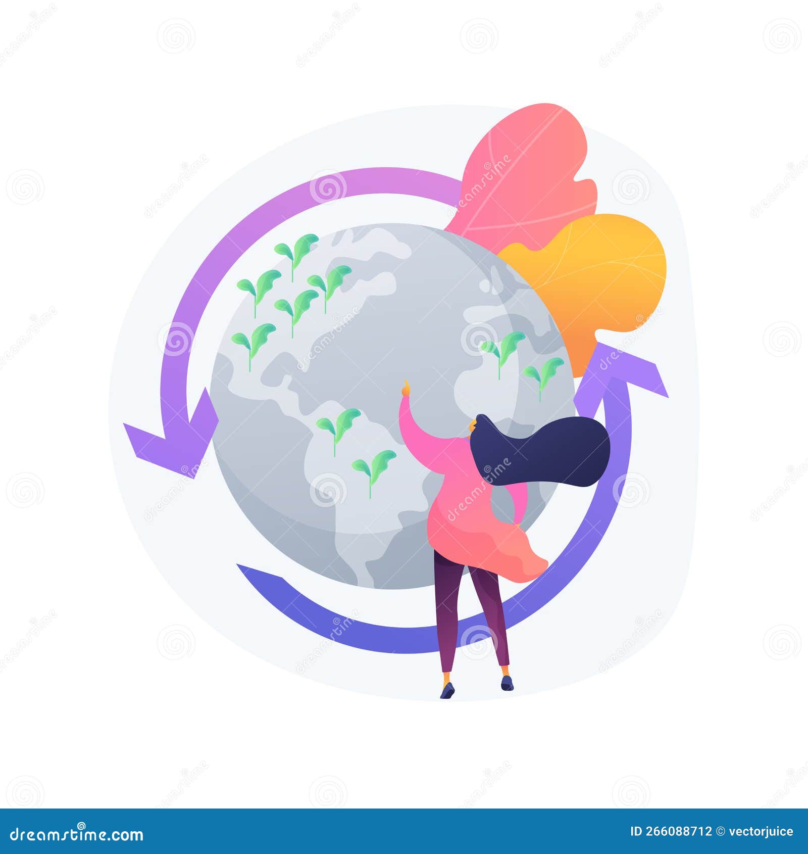 Holistic Management Abstract Concept Vector Illustration Stock Vector ...