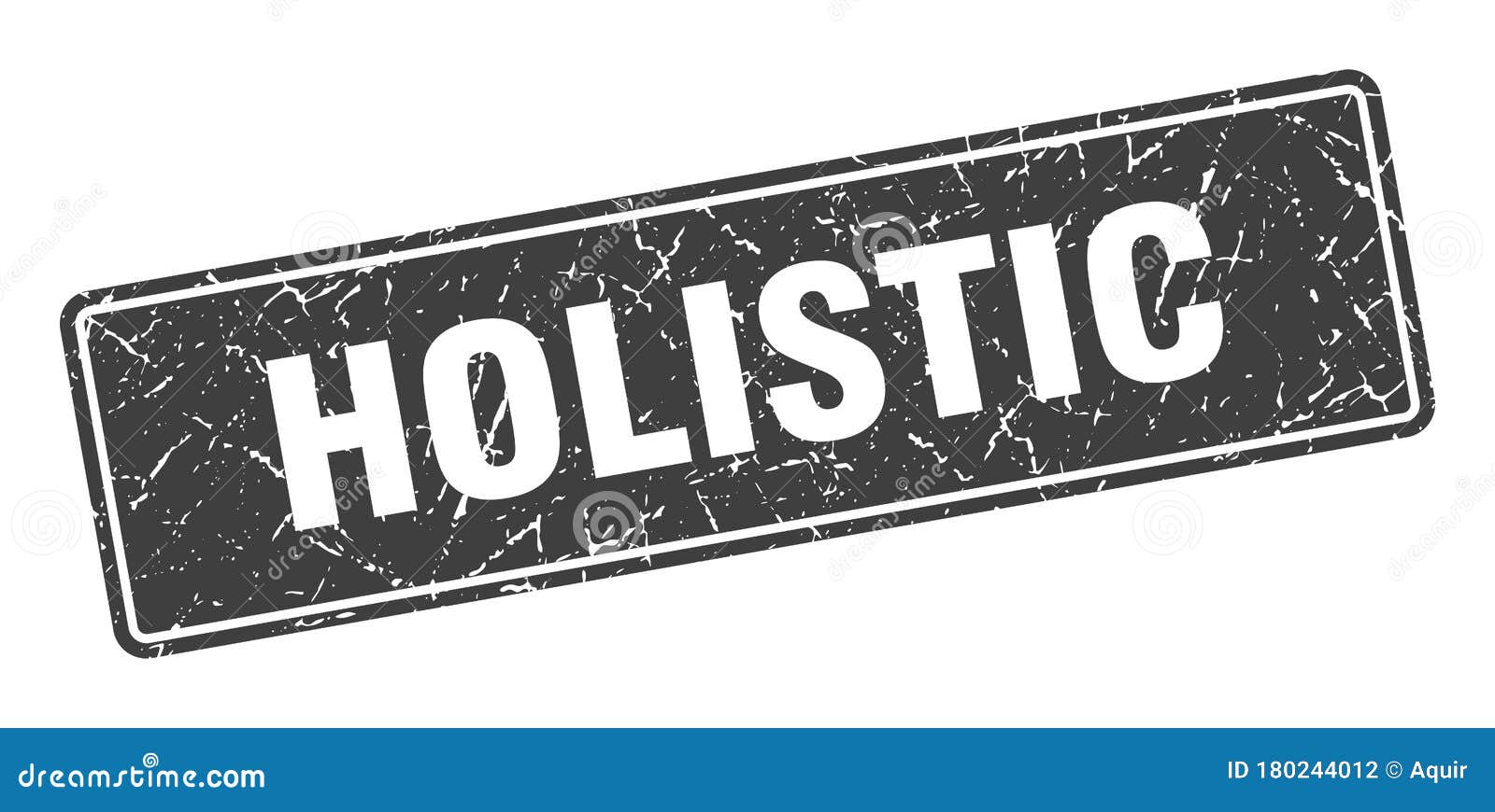 Holistic Sign. Holistic Grunge Stamp Stock Vector - Illustration of ...