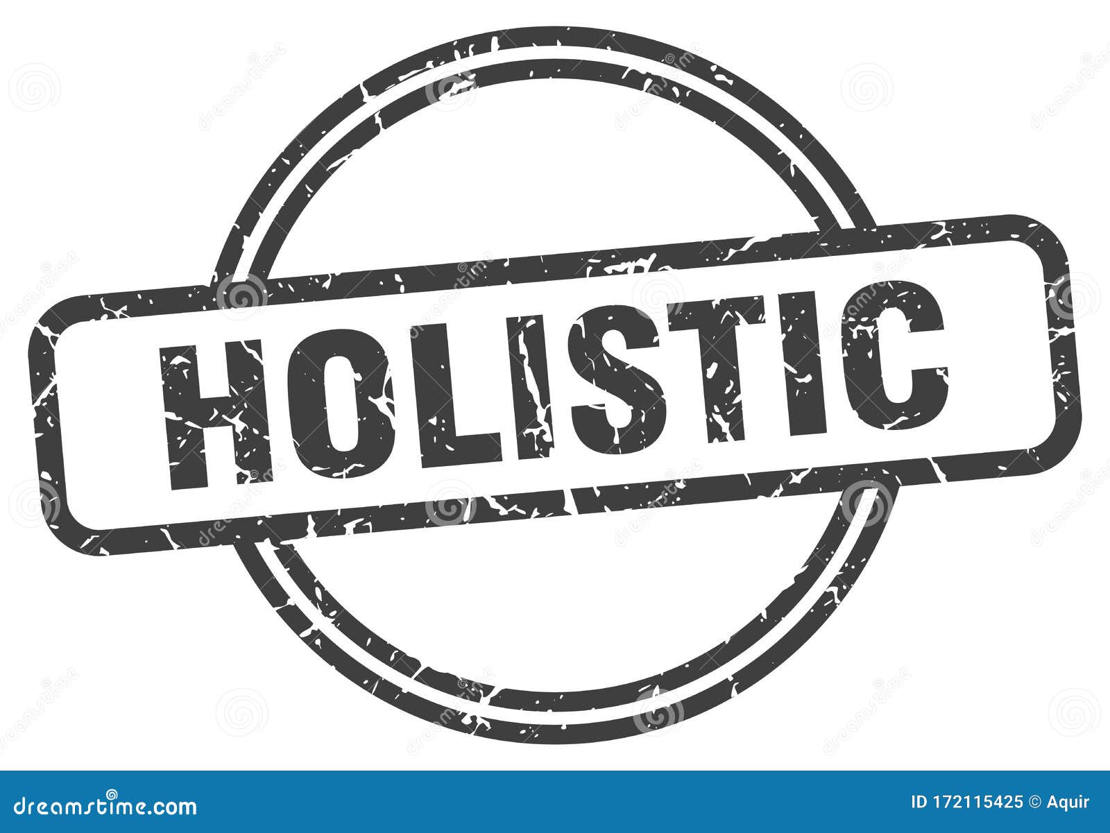 Holistic Stamp. Holistic Round Grunge Sign Stock Vector - Illustration ...