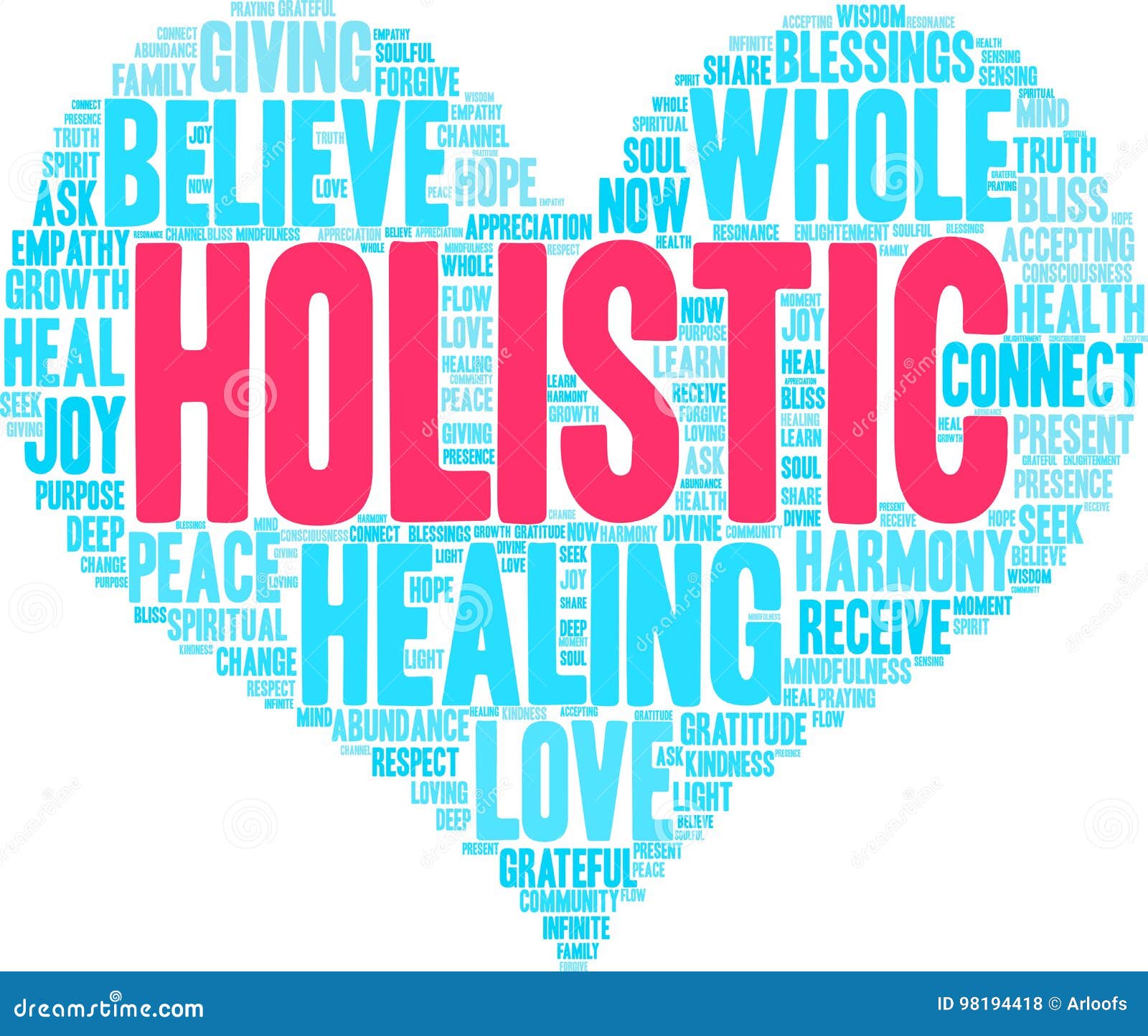 Holistic Word Cloud stock vector. Illustration of appreciation - 98194418