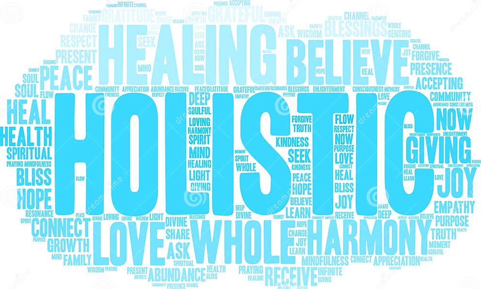 Holistic Word Cloud stock vector. Illustration of appreciation - 98656717