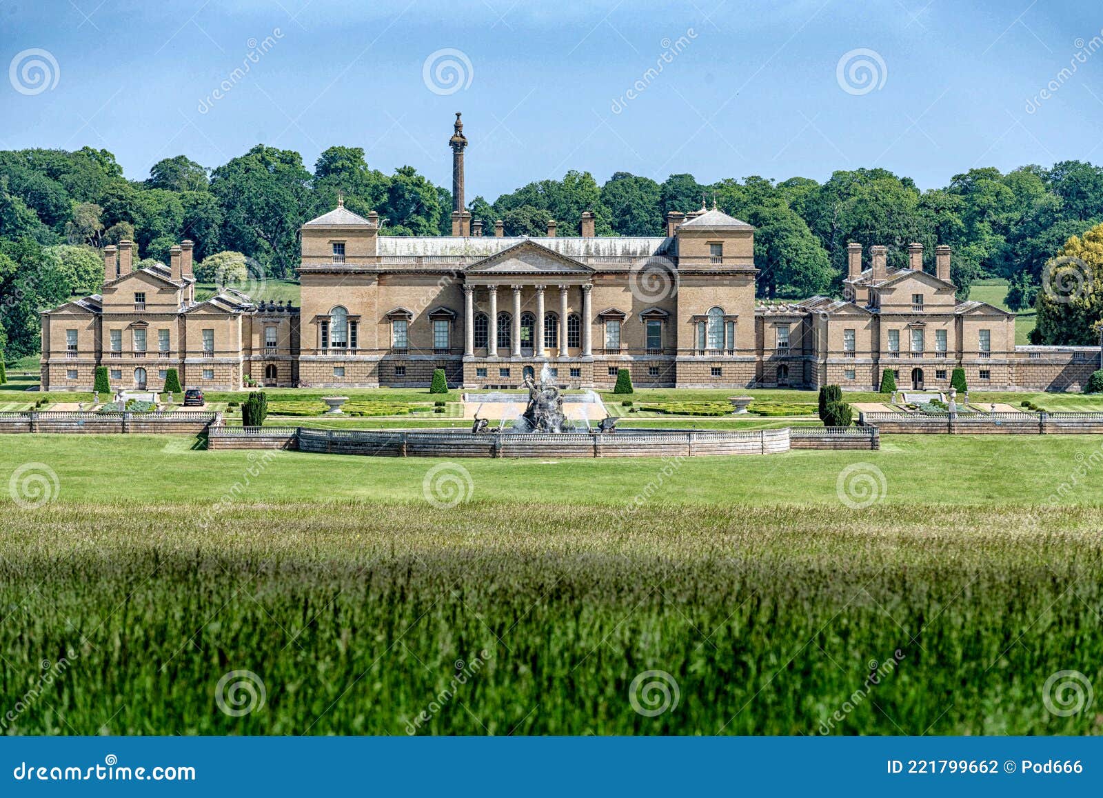 Holkham Hall Norfolk Walled Garden Stock Image | CartoonDealer.com ...