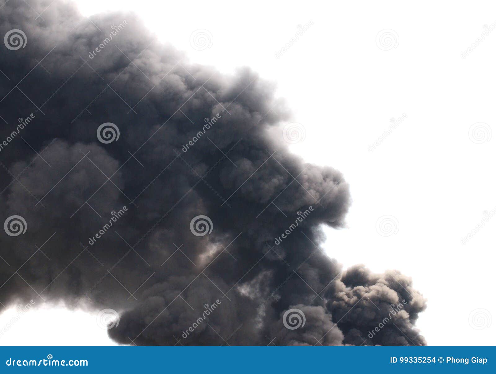 Hollín Humo negro foto de archivo. Imagen de negro, blanco - 99335254