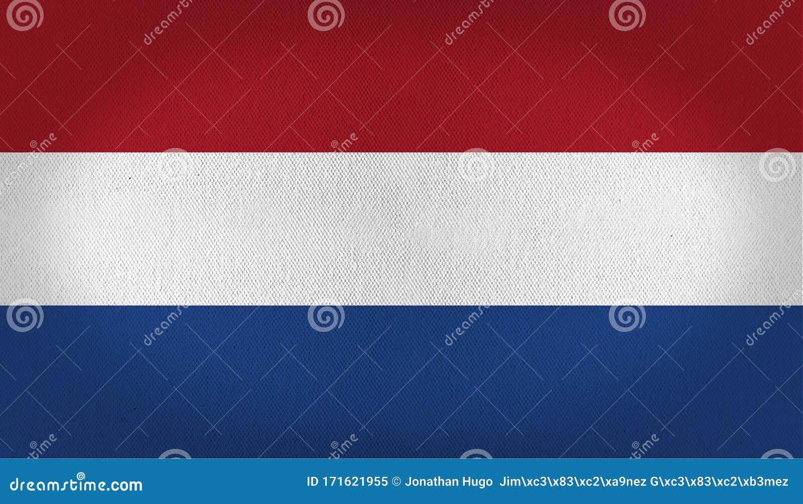 Holland flag stock image. Image of blue, holland, horizontal - 171621955