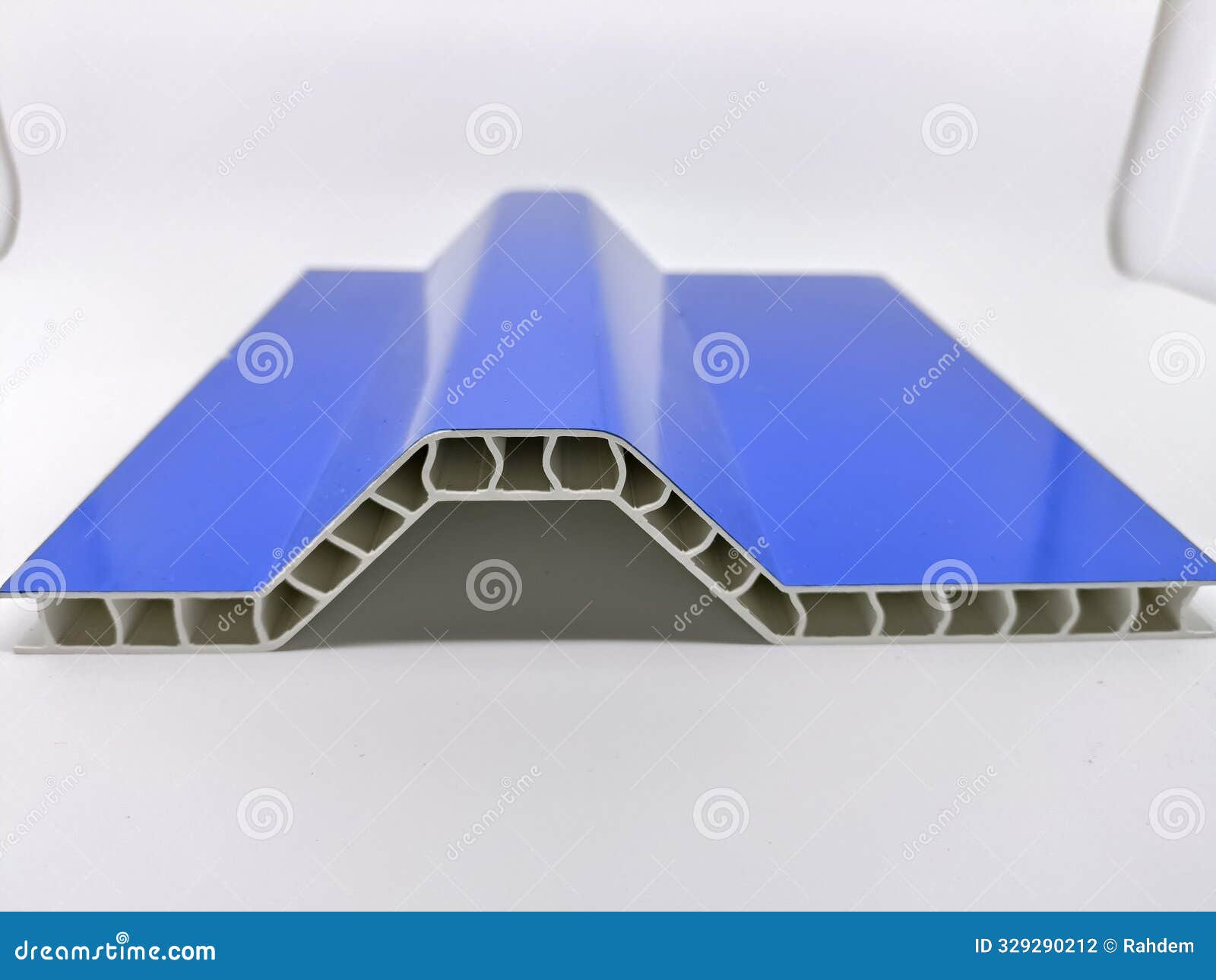 Hollow Blue Plastic Panel with Structural Design for Construction Stock ...