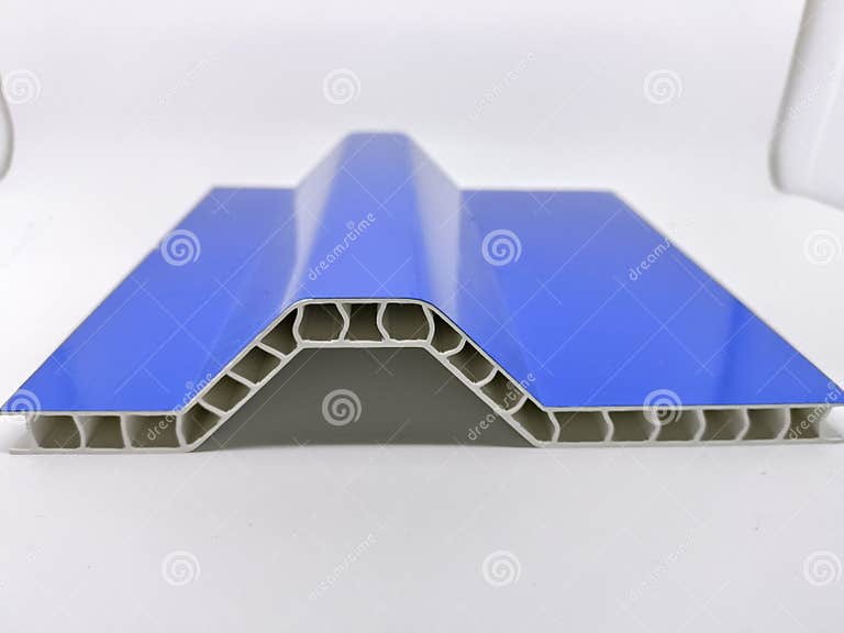 Hollow Blue Plastic Panel with Structural Design for Construction Stock ...