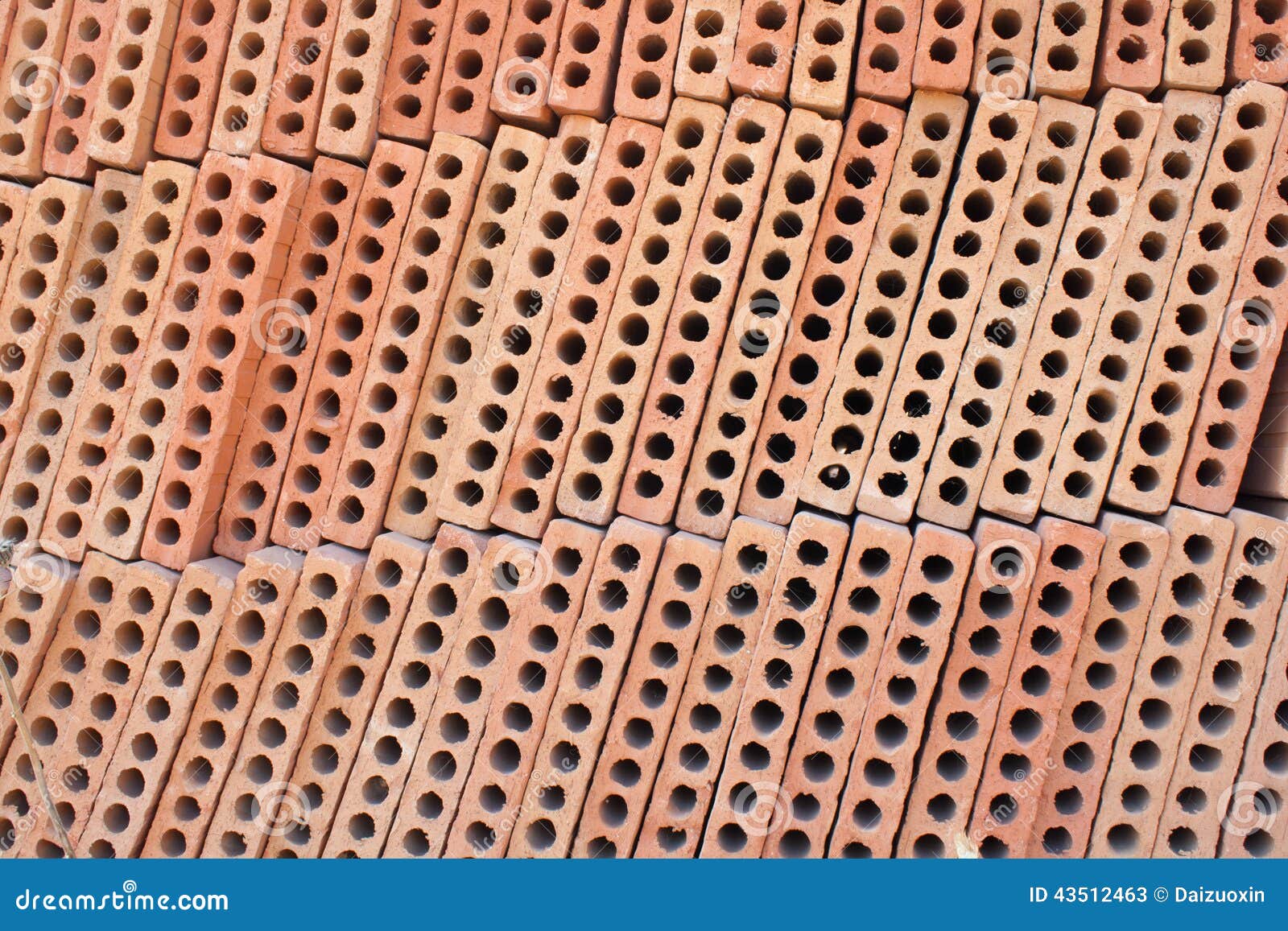 Hollow bricks stock image. Image of industry, masonry - 43512463