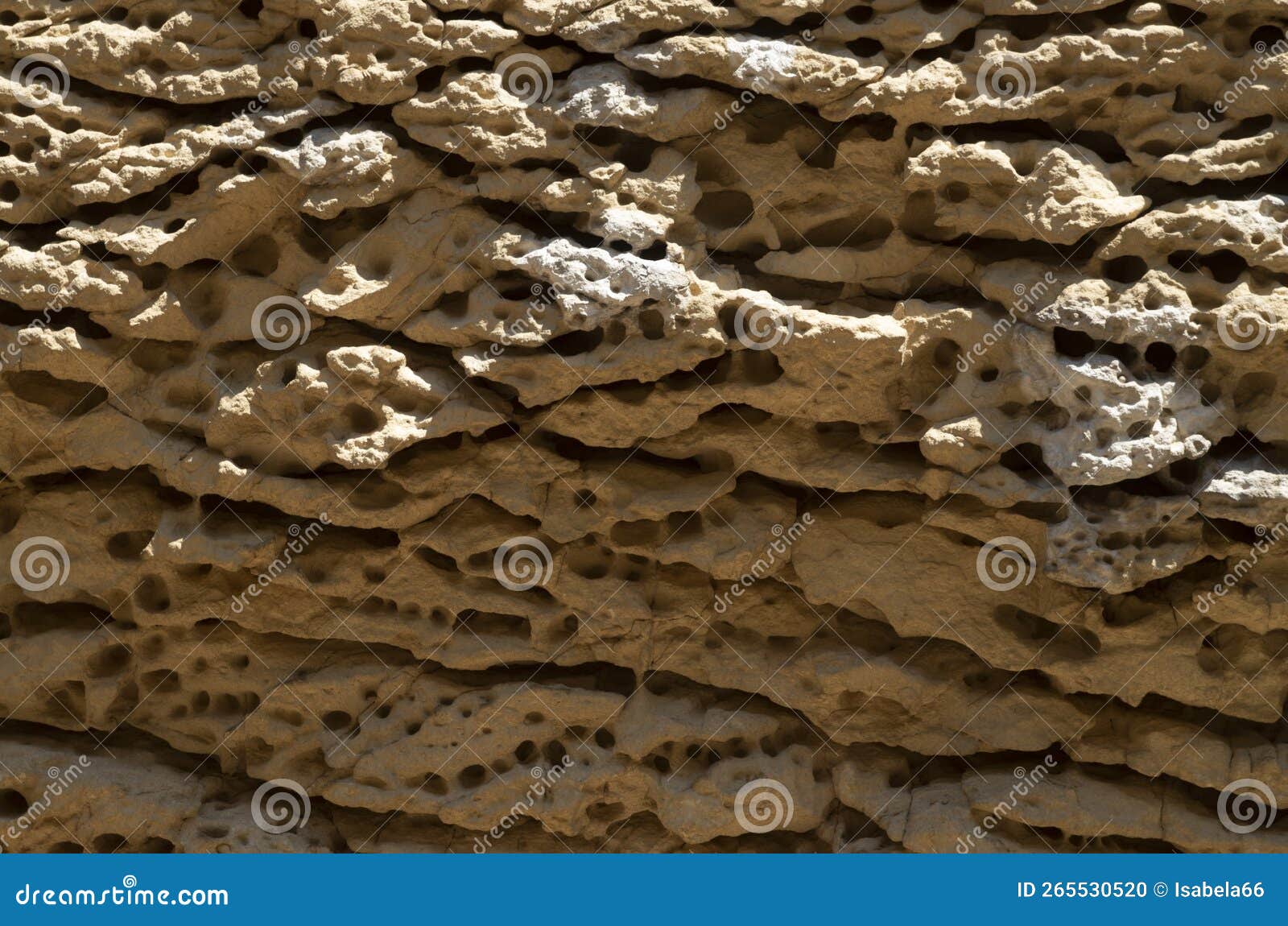 Hollow Limestone Cliff Close Stock Photo - Image of pattern, rough ...