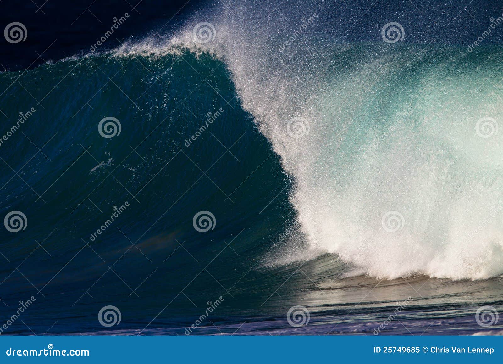 Hollow Wave Rolling stock image. Image of wall, ocean - 25749685