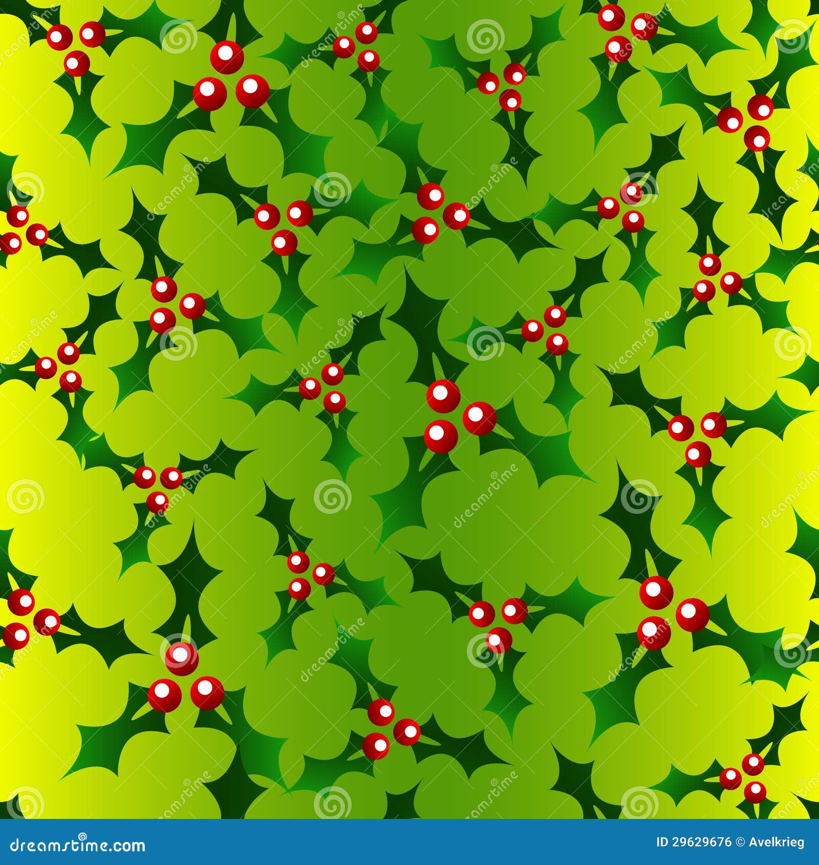 Holly Background stock vector. Illustration of christmas - 29629676