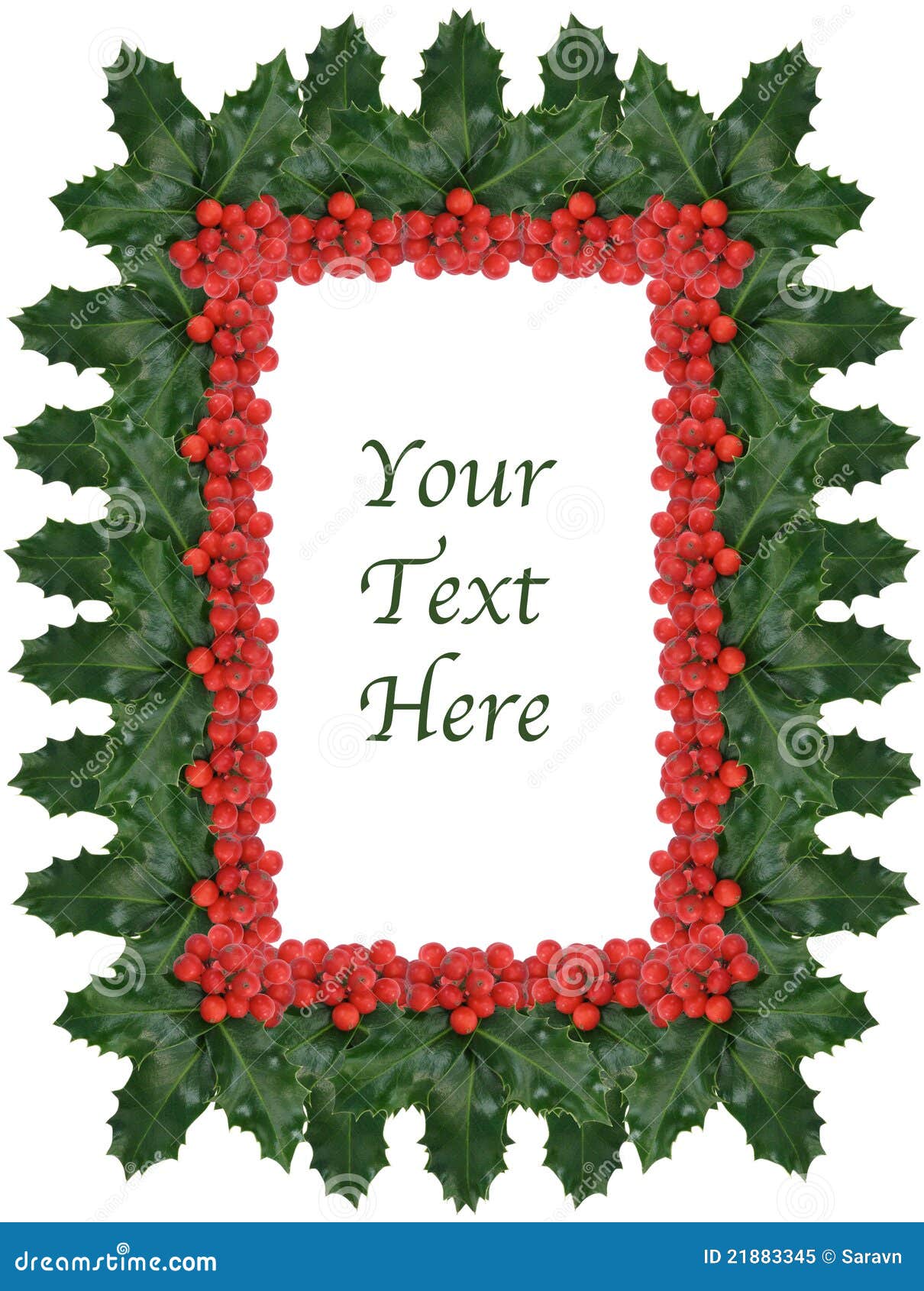 Berry Frame; Doodle Berries; Decorative Frame. Cartoon Vector ...