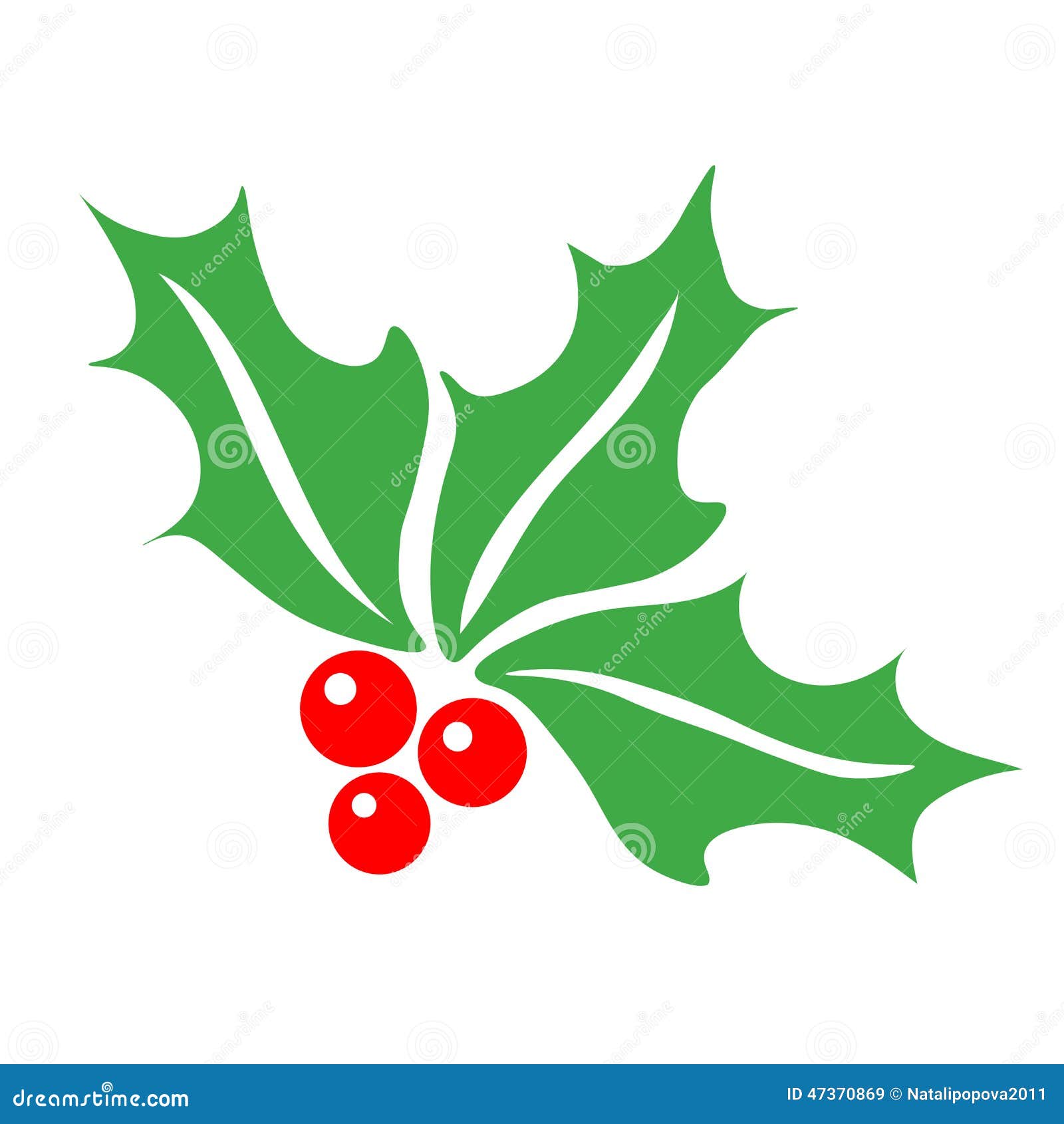 Holly berry symbo stock vector. Illustration of berry - 47370869