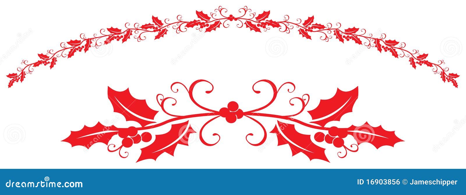 Holly Berry Borders Wallpaper Stock Illustrations – 11 Holly Berry ...