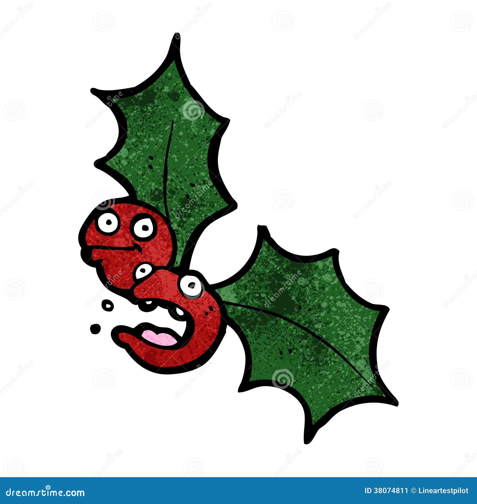 Holly cartoon character stock illustration. Illustration of holly ...