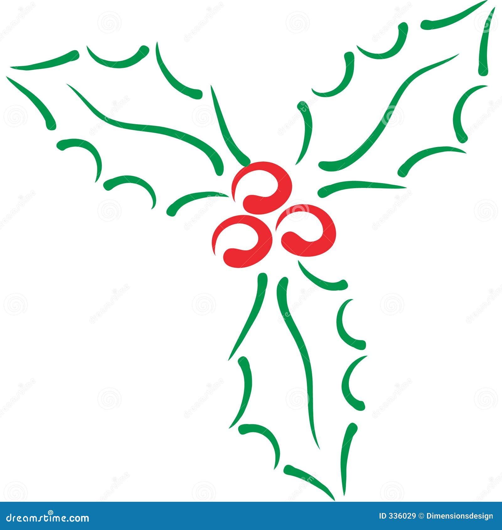 Holly line art stock illustration. Illustration of xmas - 336029