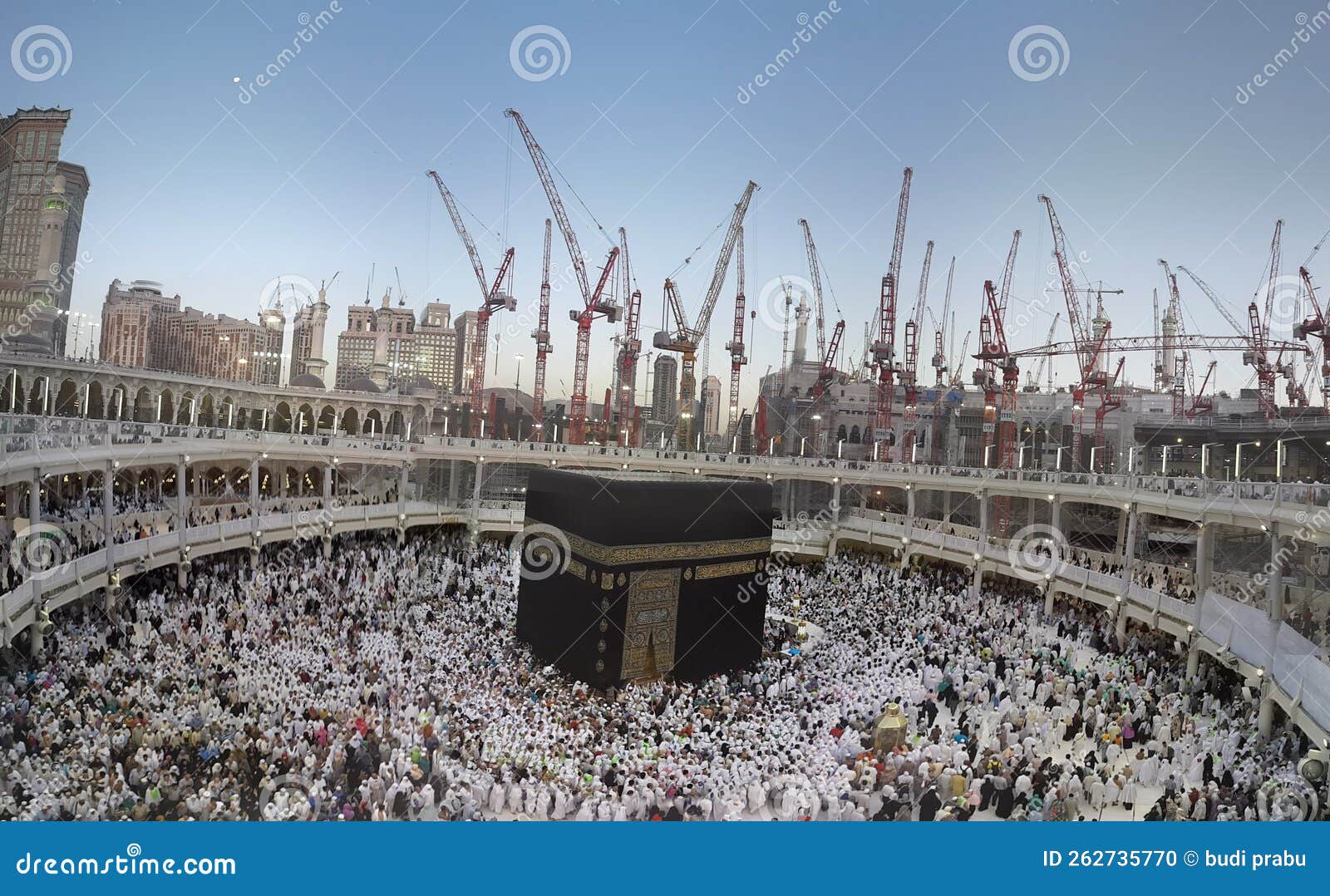 Holly Place Ka& X27;bah Mecca in Development Progress Editorial Image ...