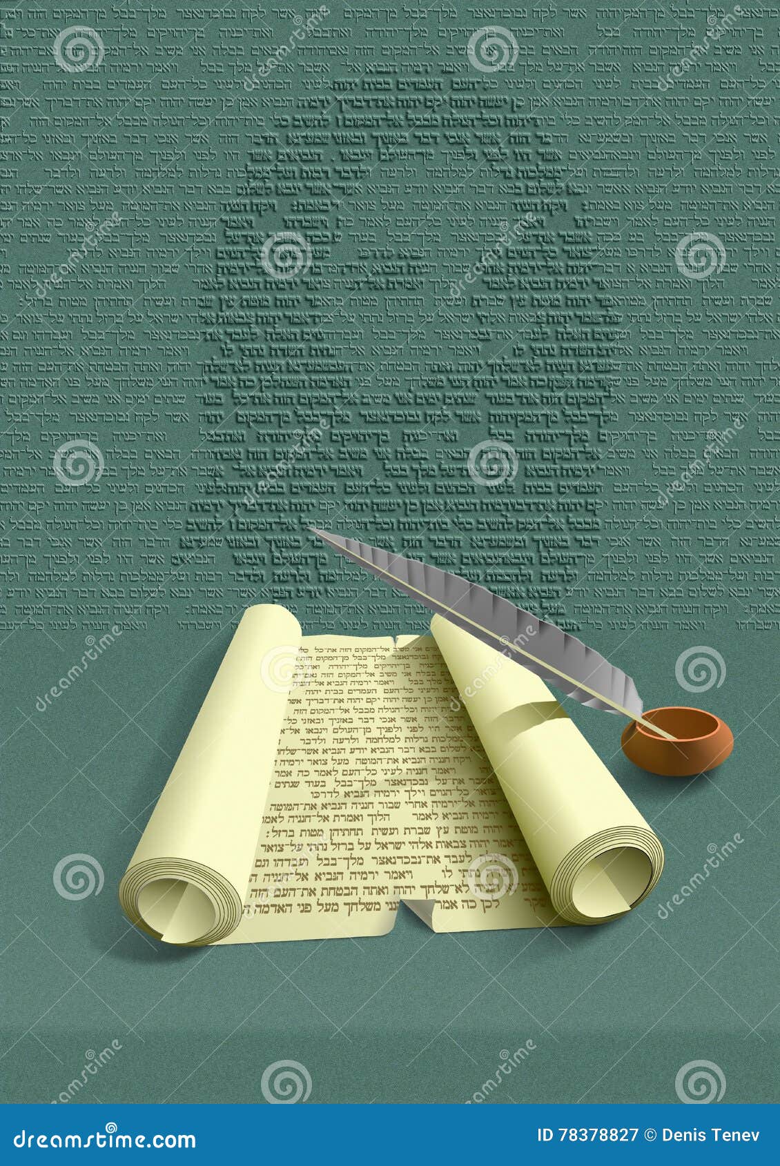 Holly Scripture stock illustration. Illustration of judaism - 78378827