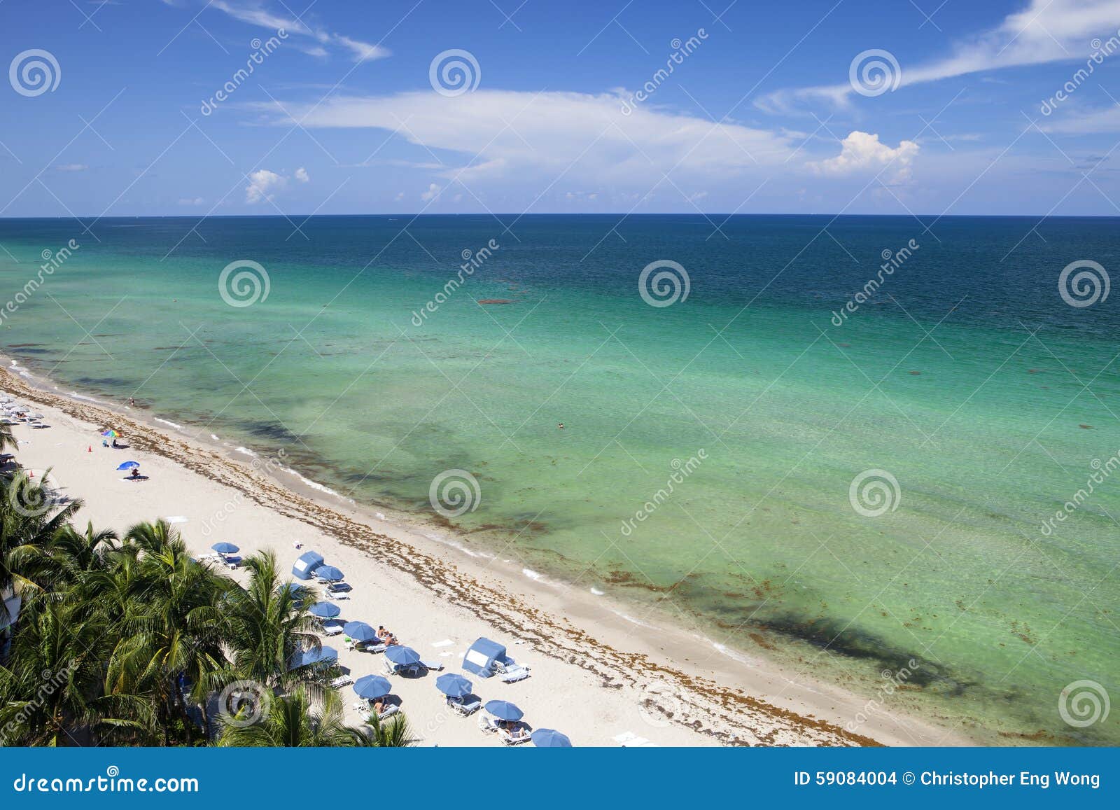 Hollywood Beach stock photo. Image of atlantic, ocean - 59084004