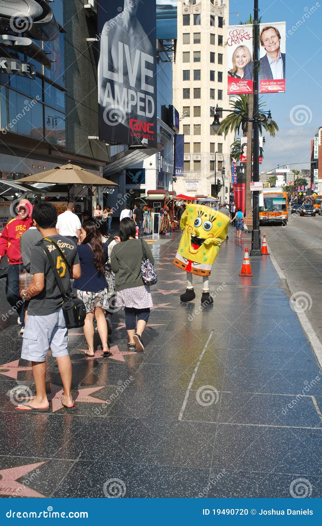 Hollywood Boulevard in Hollywood, California Editorial Image - Image of ...