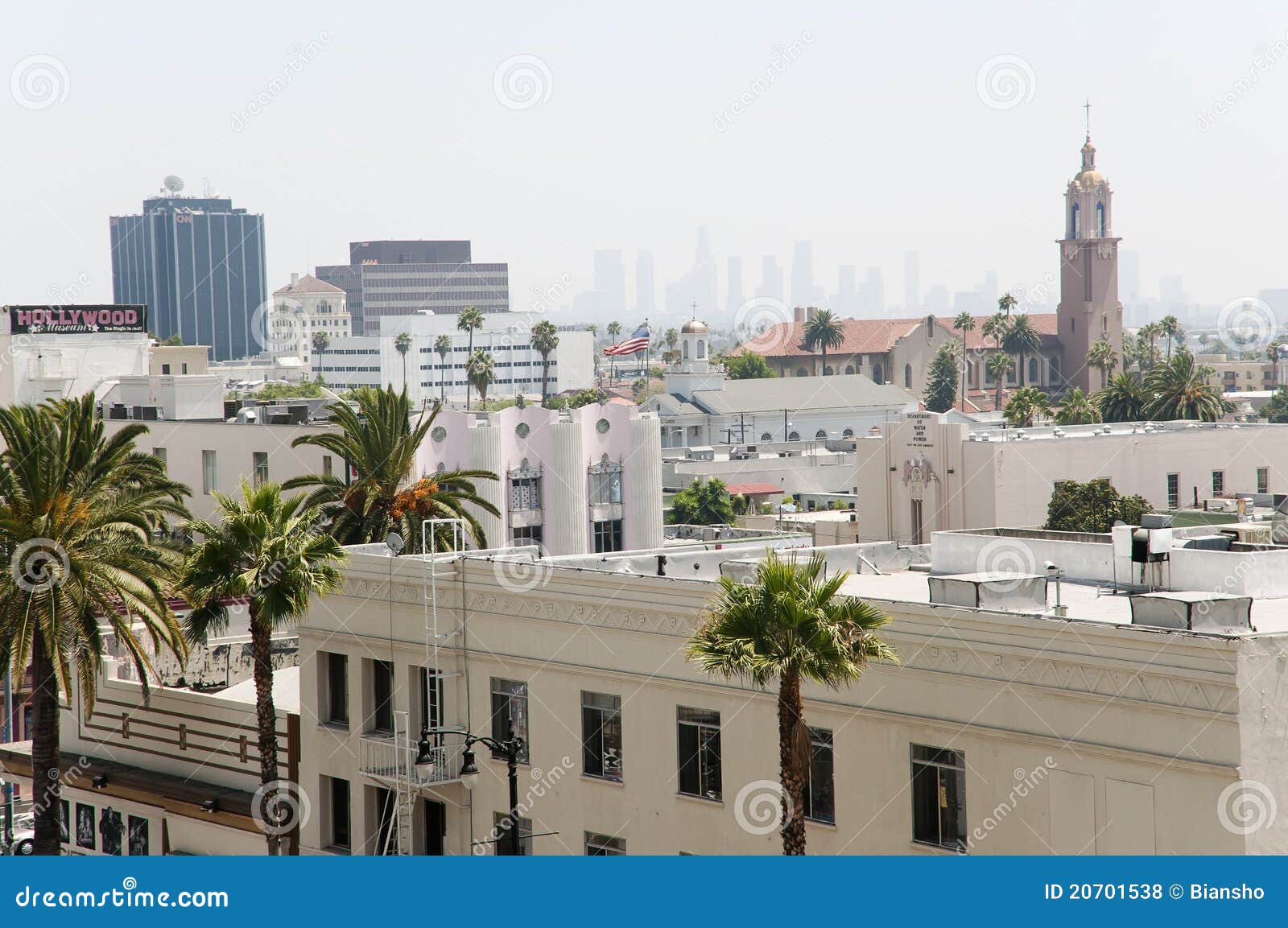 Hollywood city editorial stock photo. Image of colorful - 20701538