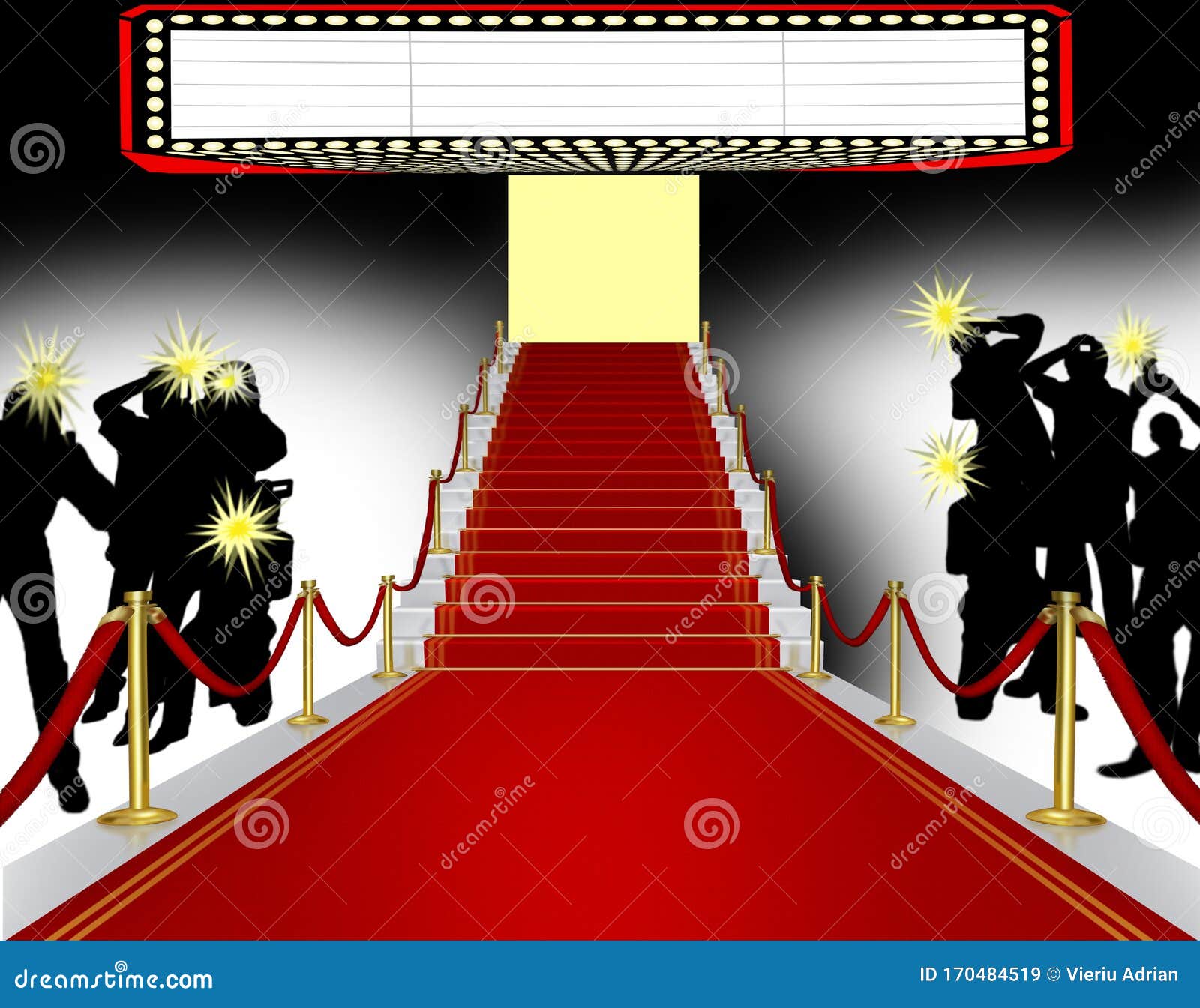 Hollywood Red Carpet ,3D Illustration Paparazzi Space for Text Stock ... Hollywood Red Carpet ,3D Illustration Paparazzi Space for Text Stock ...