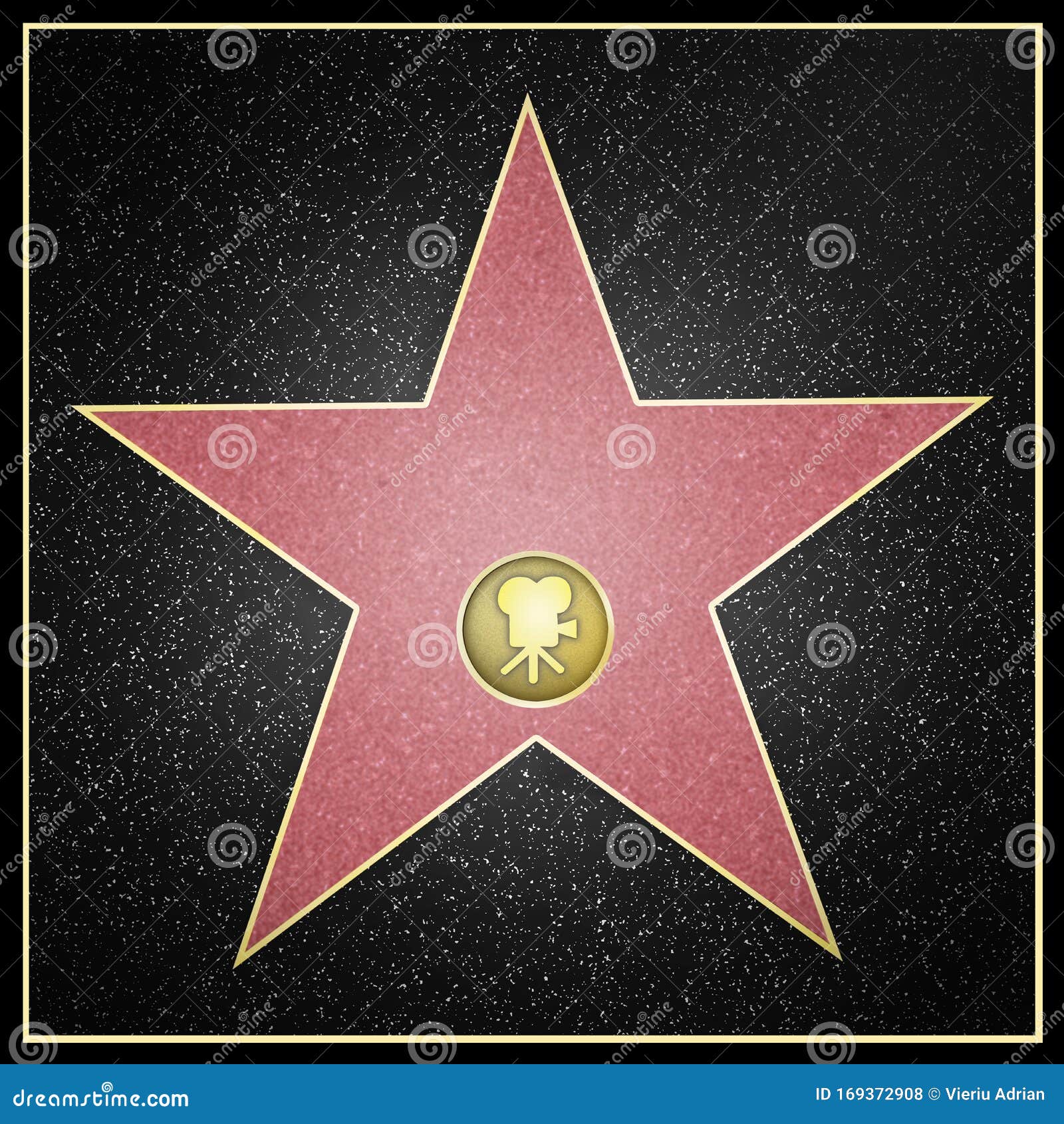 Hollywood Star Framed Boulevard - Film Star Editorial Stock Photo ...