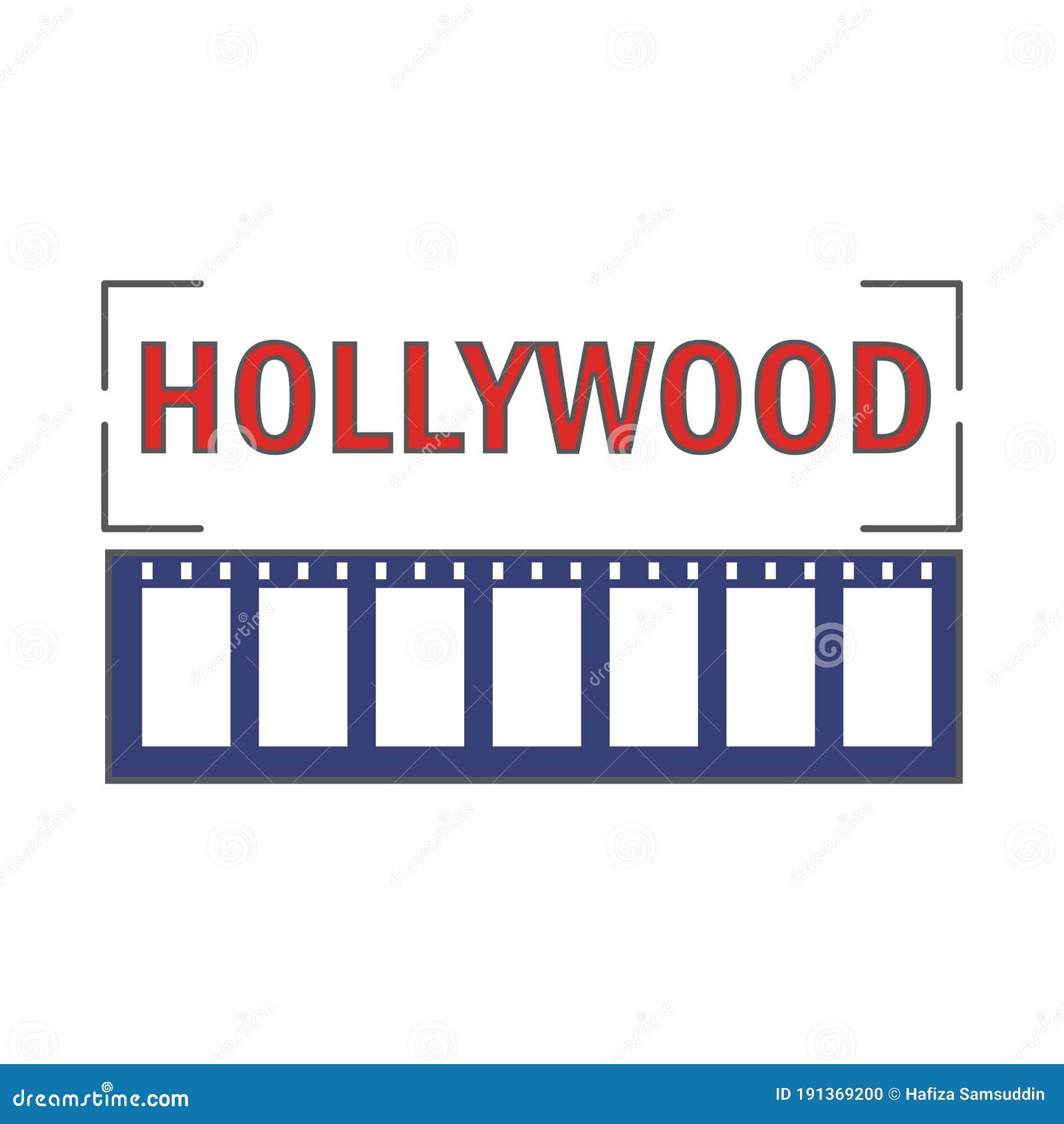 Hollywood Vector Logo | CartoonDealer.com #113558166