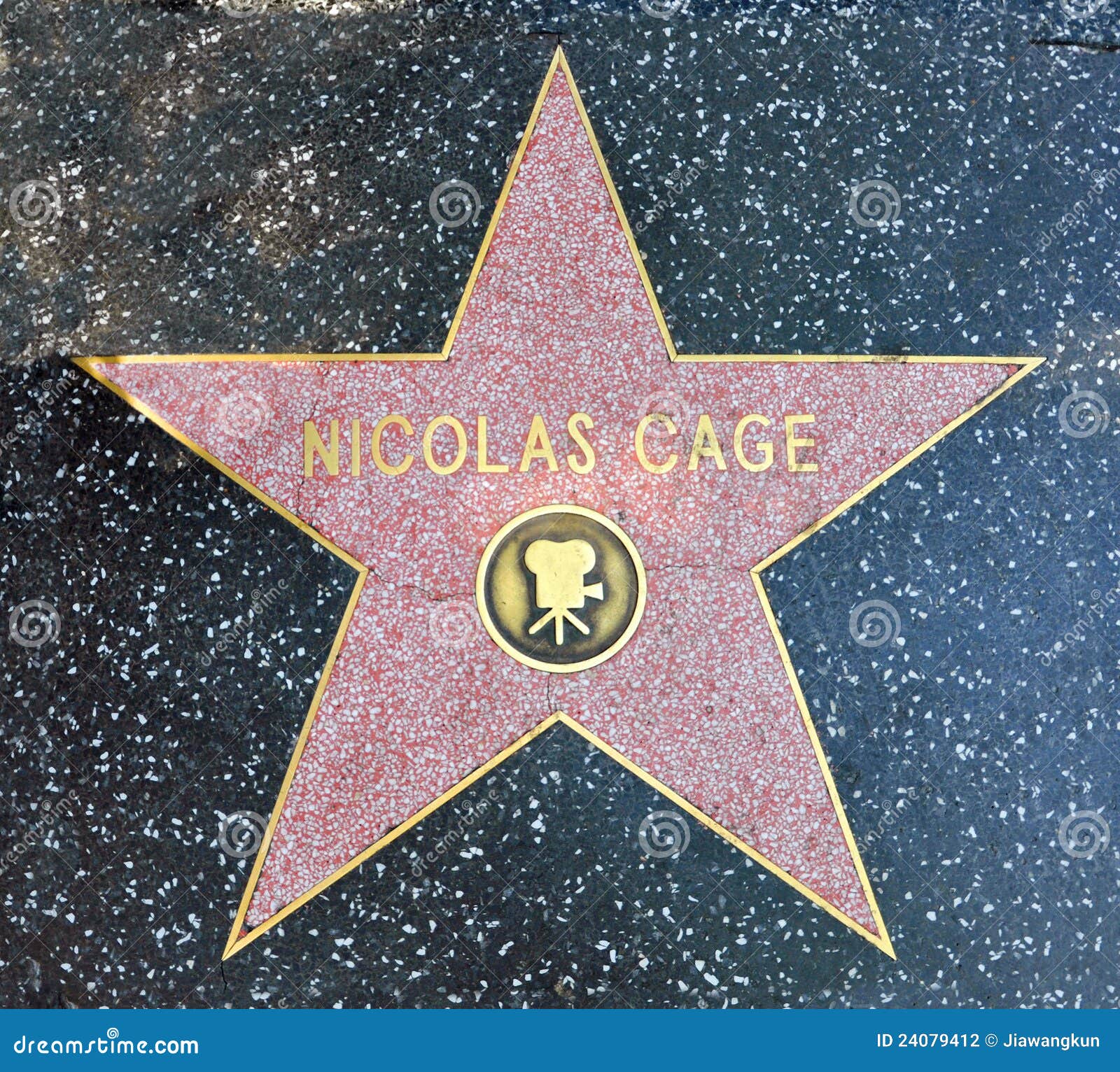 Hollywood Walk of Fame - Nicolas Cage Editorial Photography - Image of ...