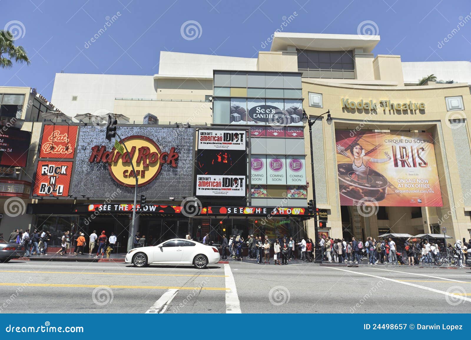Hollywood Walk of Stars in Los Angeles Editorial Photography - Image of ...