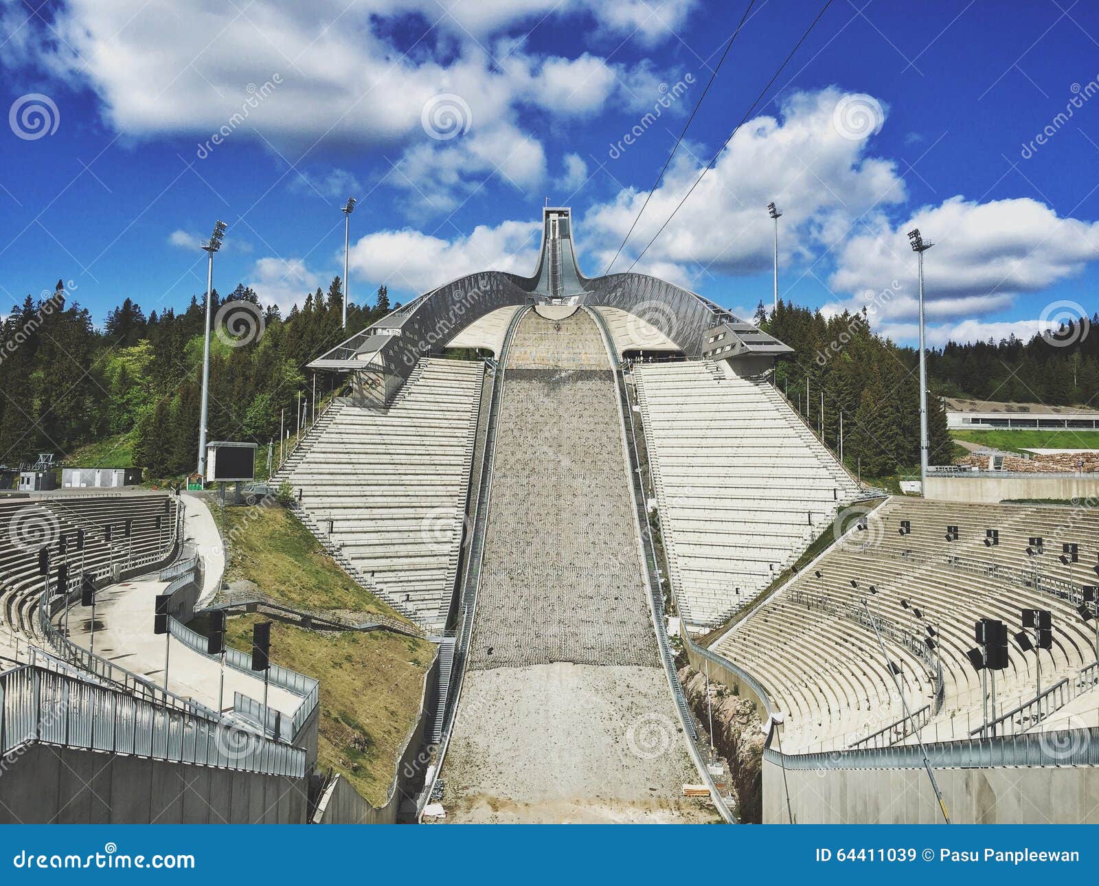 Holmenkollen Ski Jump Tower Editorial Stock Image - Image of elite ...