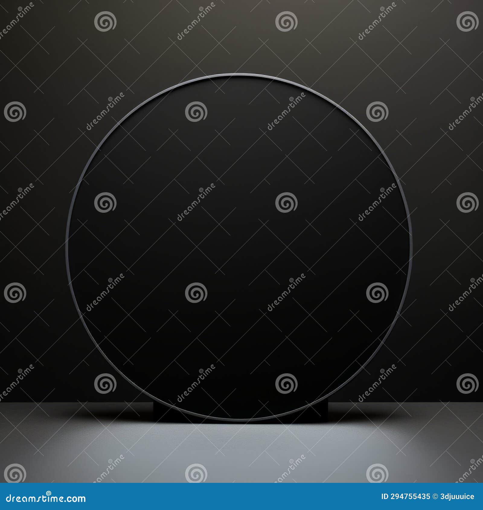 Holo Minimalistic Round Picture Frame. Stock Illustration ...