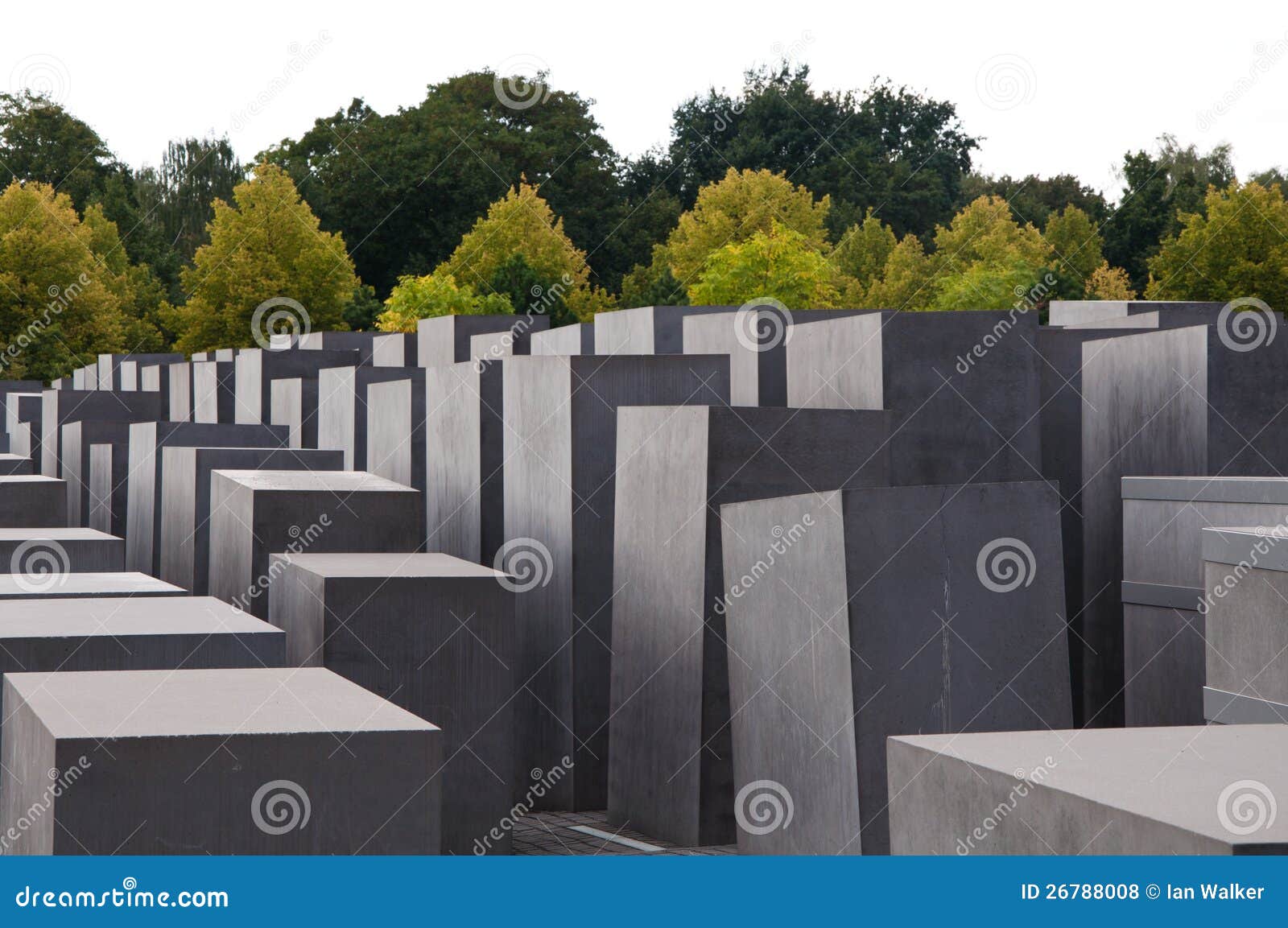 Holocaust Memorial, Berlin, Germany. Editorial Stock Photo - Image of ...