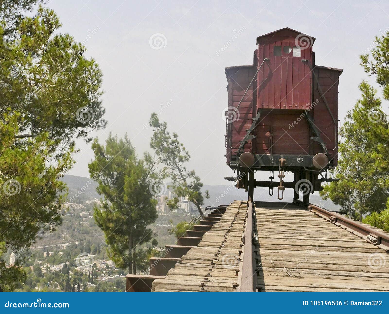 Holocaust Train at Yad Vashem in Jerusalem Editorial Photo - Image of ...