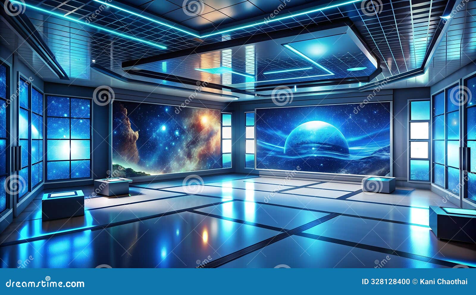 The Holodeck of Learning: a Virtual Reality Odyssey through Knowledge AI Generated Stock ...