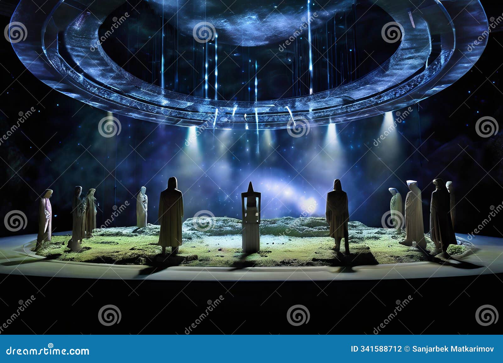 Holodeck Simulation the Scene is Revealed To Be a Holodeck Progr Stock ...