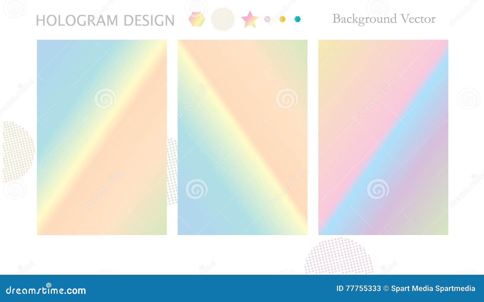 Hologram background stock vector. Illustration of abstract - 77755333