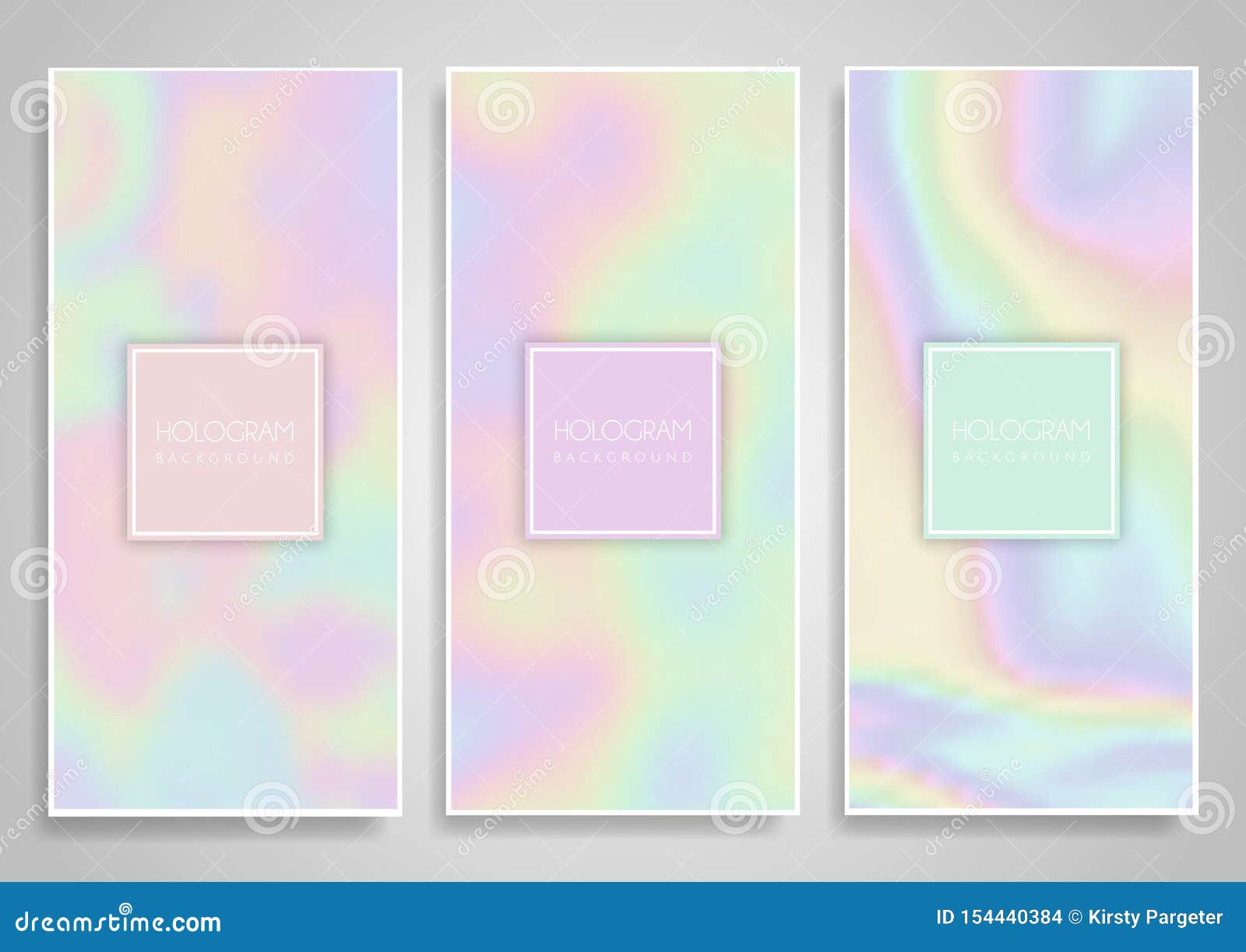 Hologram banner designs stock vector. Illustration of template - 154440384