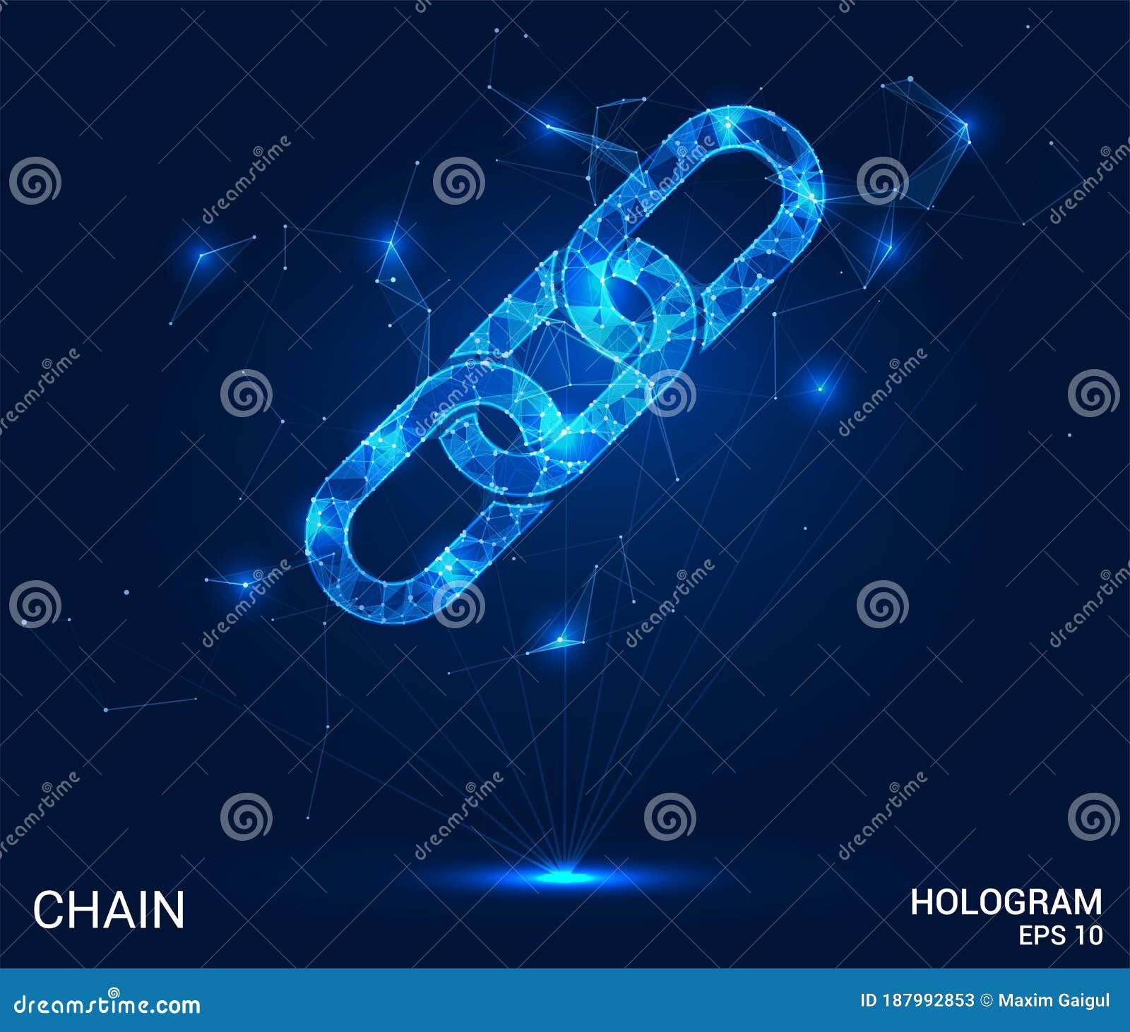 The Hologram Chain. a Chain of Polygons, Triangles, Points, and Lines ...