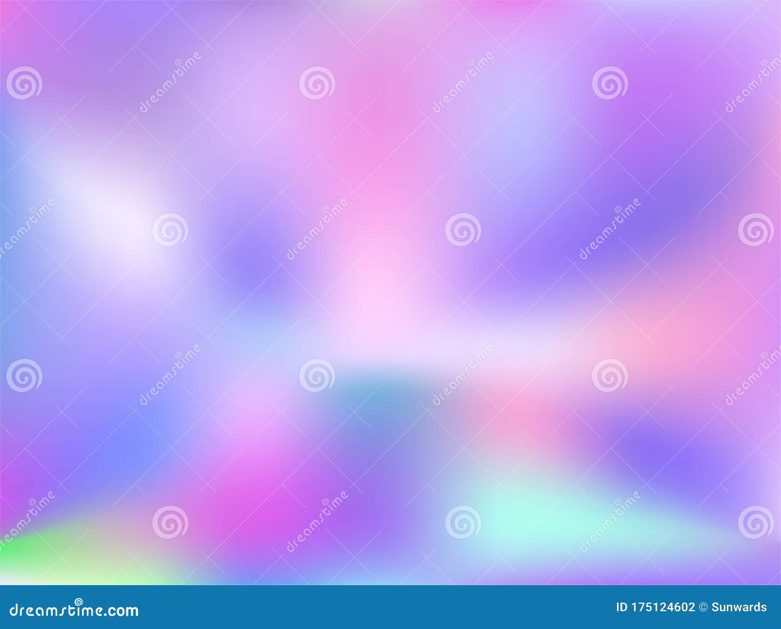 Hologram Effect Glitch Gradient Vector Design. Stock Vector ...