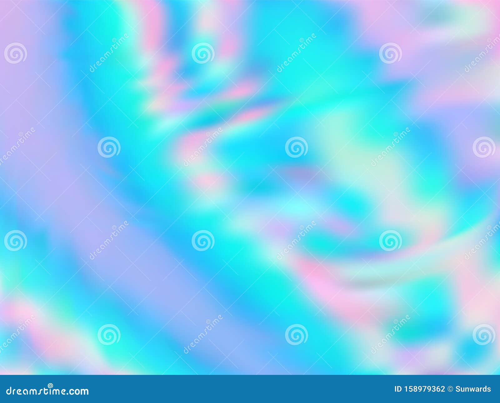 Hologram Effect Glitch Gradient Vector Design. Stock Vector ...