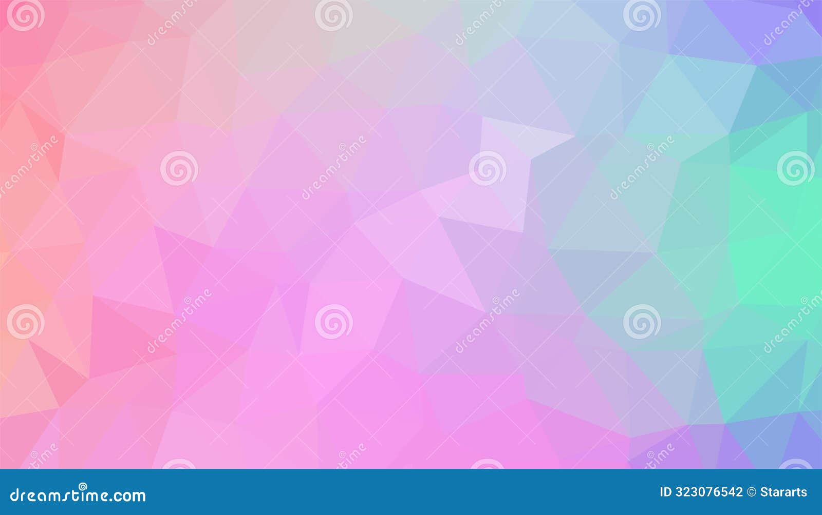 Hologram Gradient Triangle Shape Pattern Banner Design Stock Vector ...