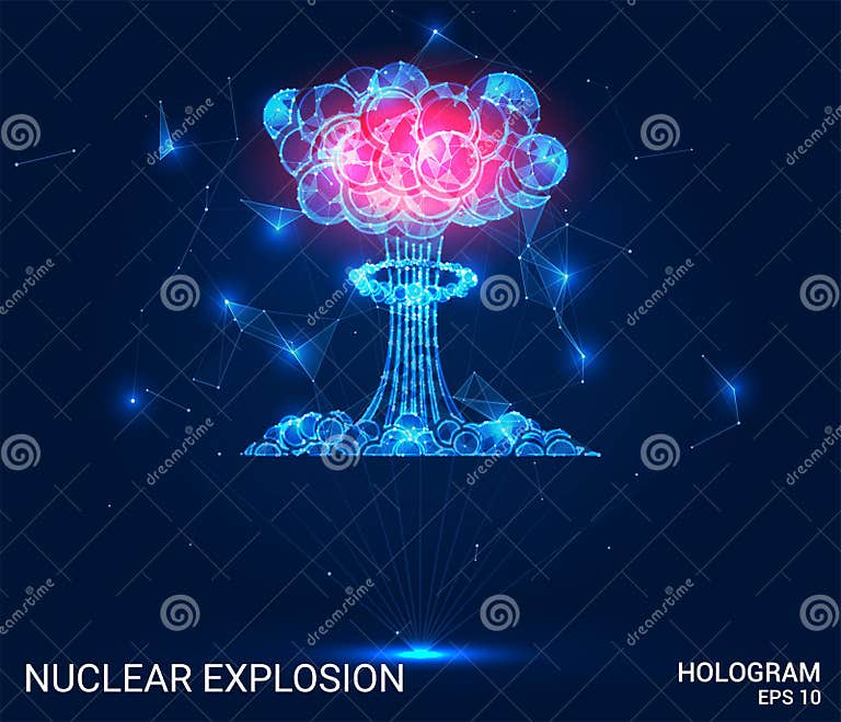 Hologram of a Nuclear Explosion. a Nuclear Explosion of Polygons ...
