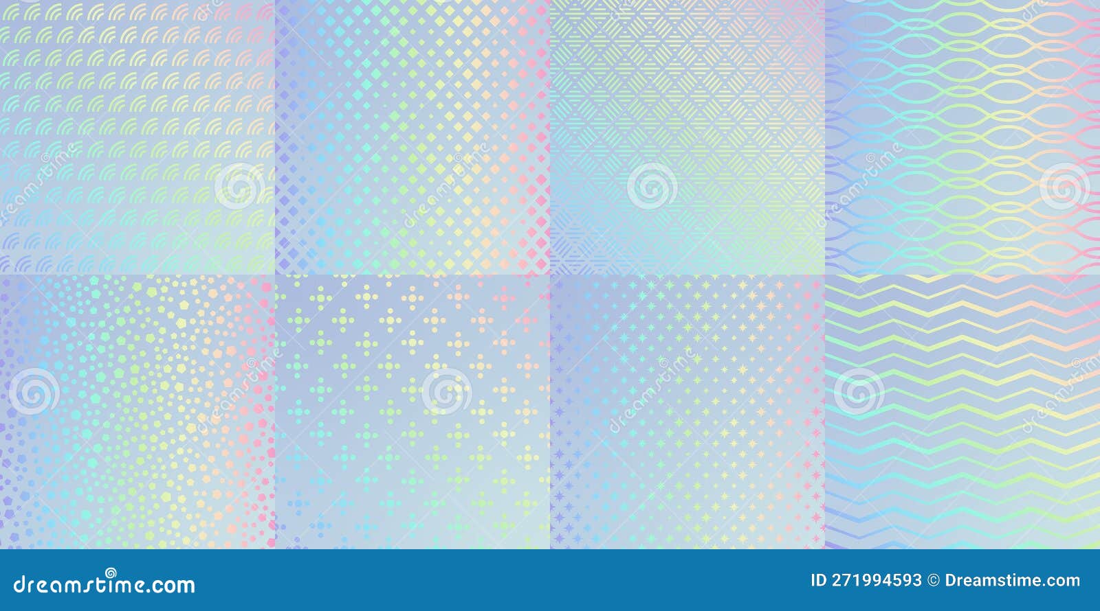Hologram Texture Pattern Glitter Foil with Rainbow Stock Vector ...