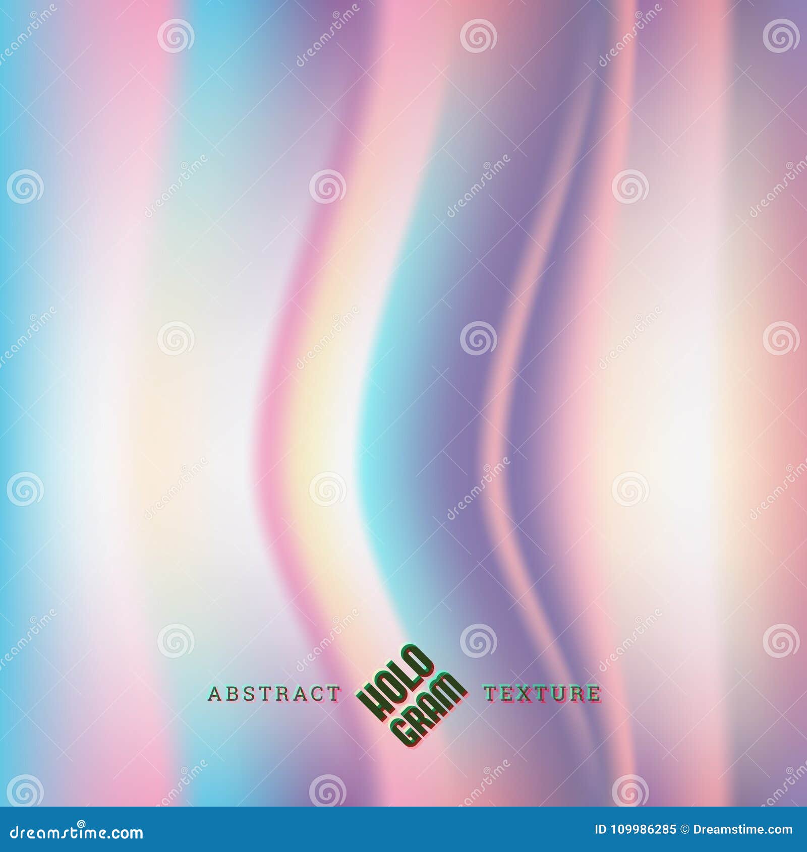 Hologram Wavy Texture Cartoon Vector | CartoonDealer.com #109986285