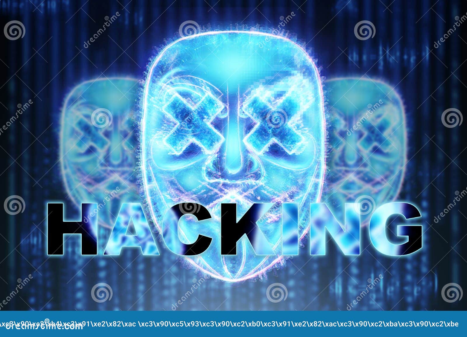 Holograms of Masks, Hackers Hiding Behind Digital Anonymous Masks, Fake ... Holograms of Masks, Hackers Hiding Behind Digital Anonymous Masks, Fake ...