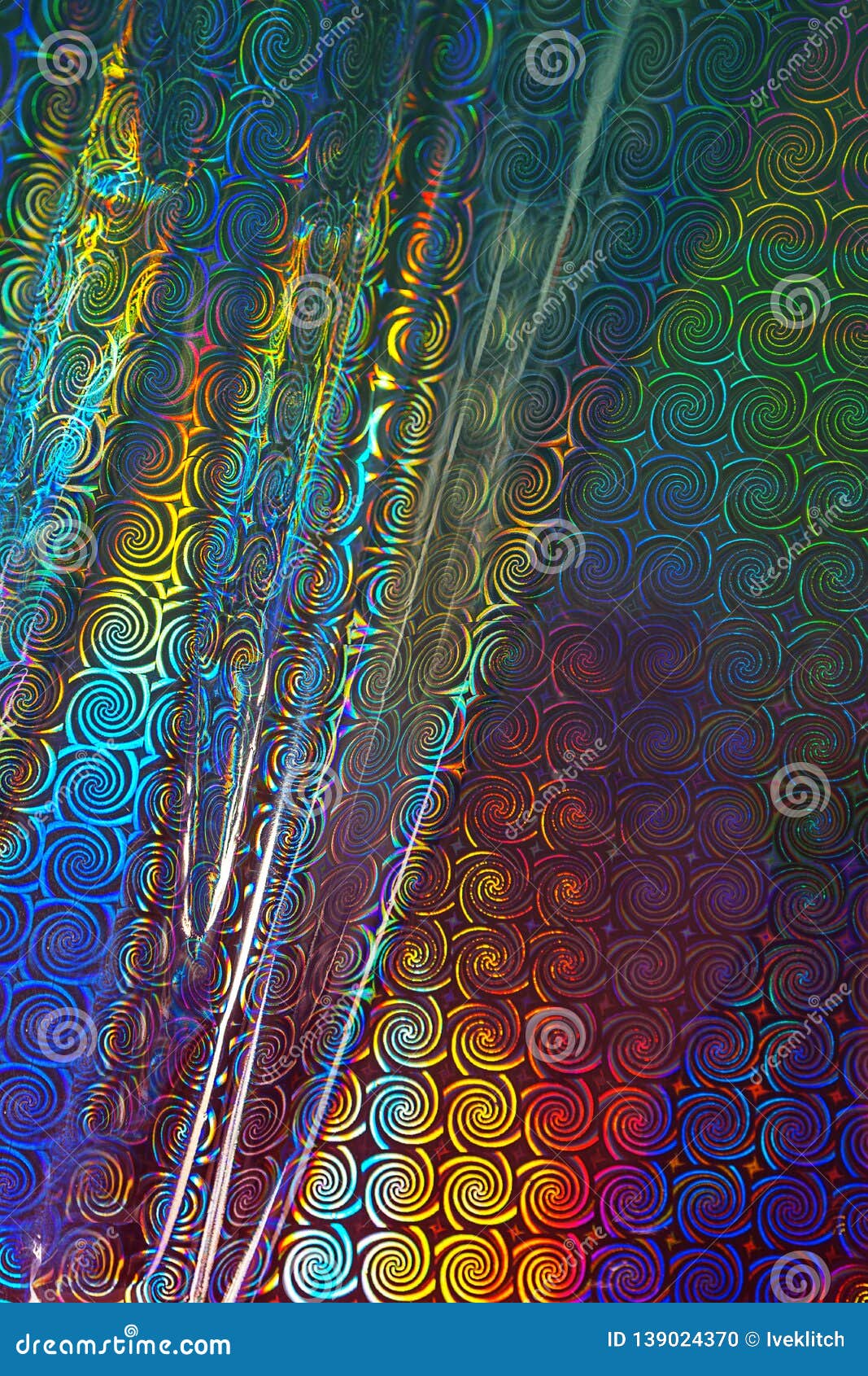 Holographic Abstract Foil Backdrop. Trendy Creative Hologram Gradient ...